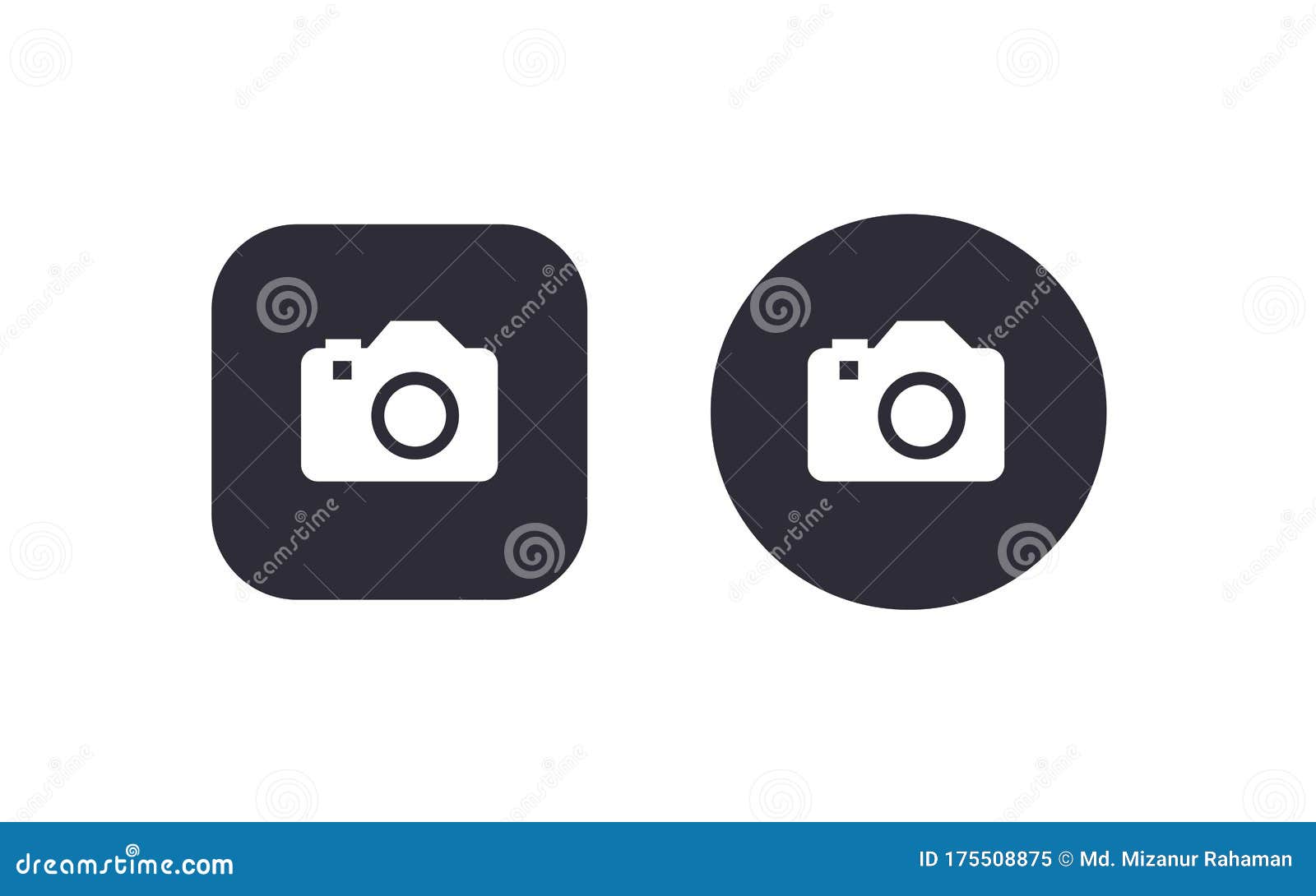 Camera Icon Button Vector Illustration Scalable Vector Design Stock ...