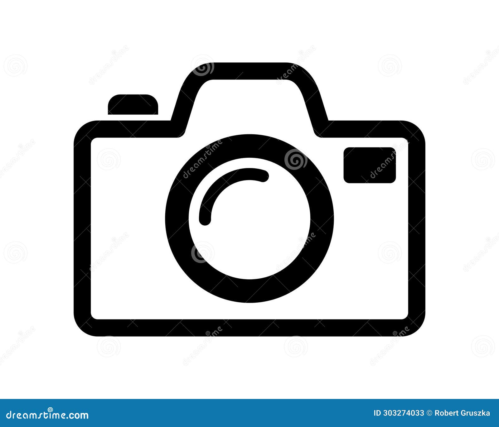 Camera icon stock vector. Illustration of digital, camera - 303274033