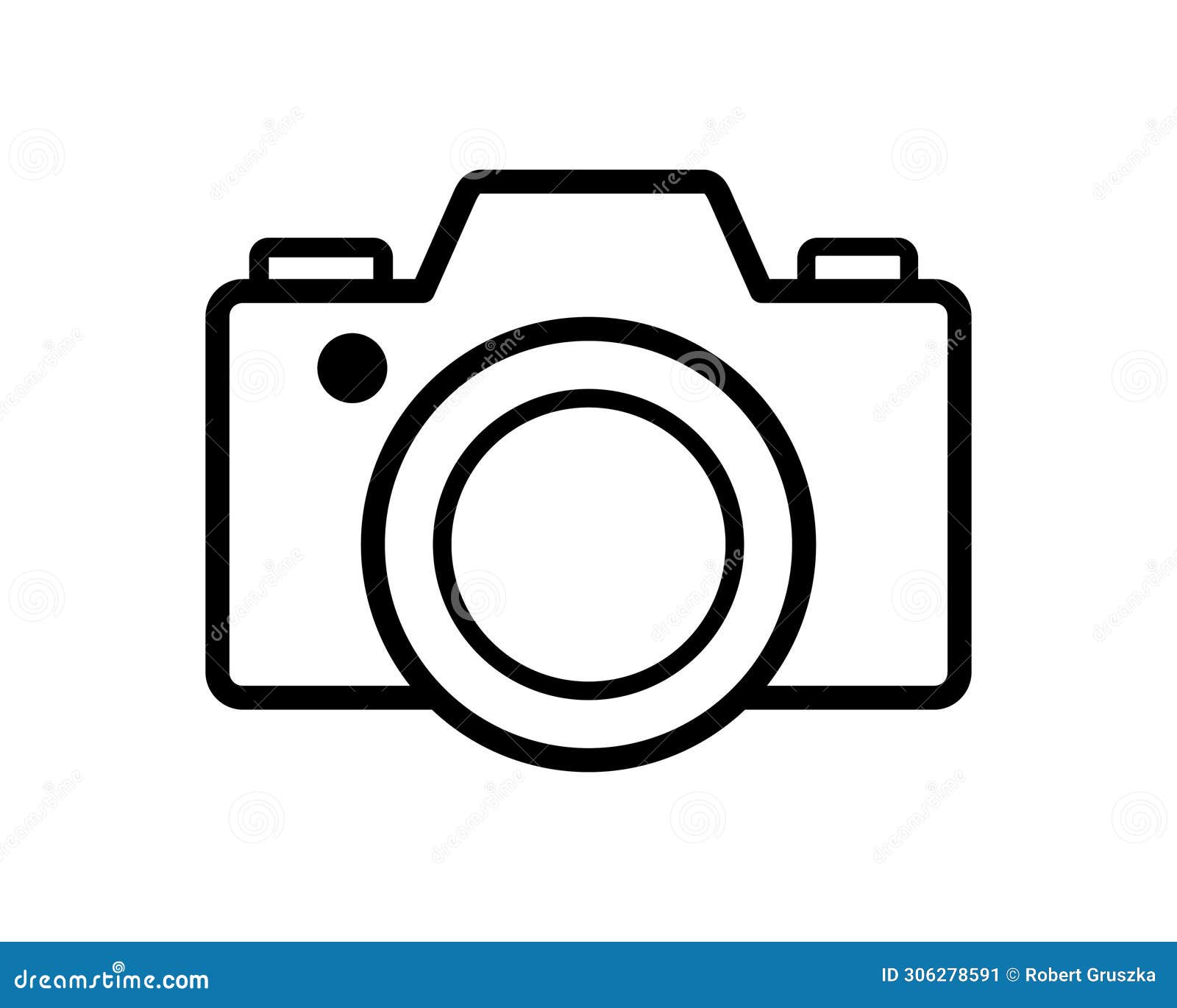 Camera icon stock illustration. Illustration of digital - 306278591
