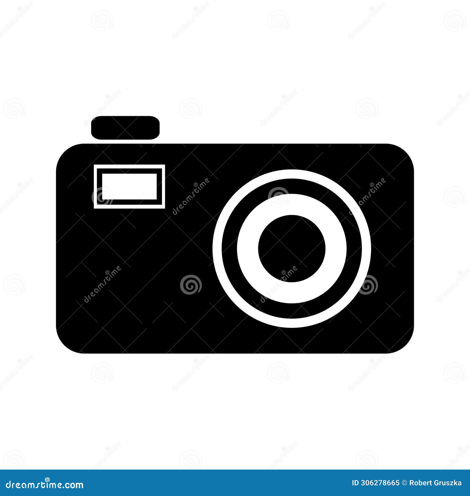 Camera icon stock vector. Illustration of camera, icon - 306278665
