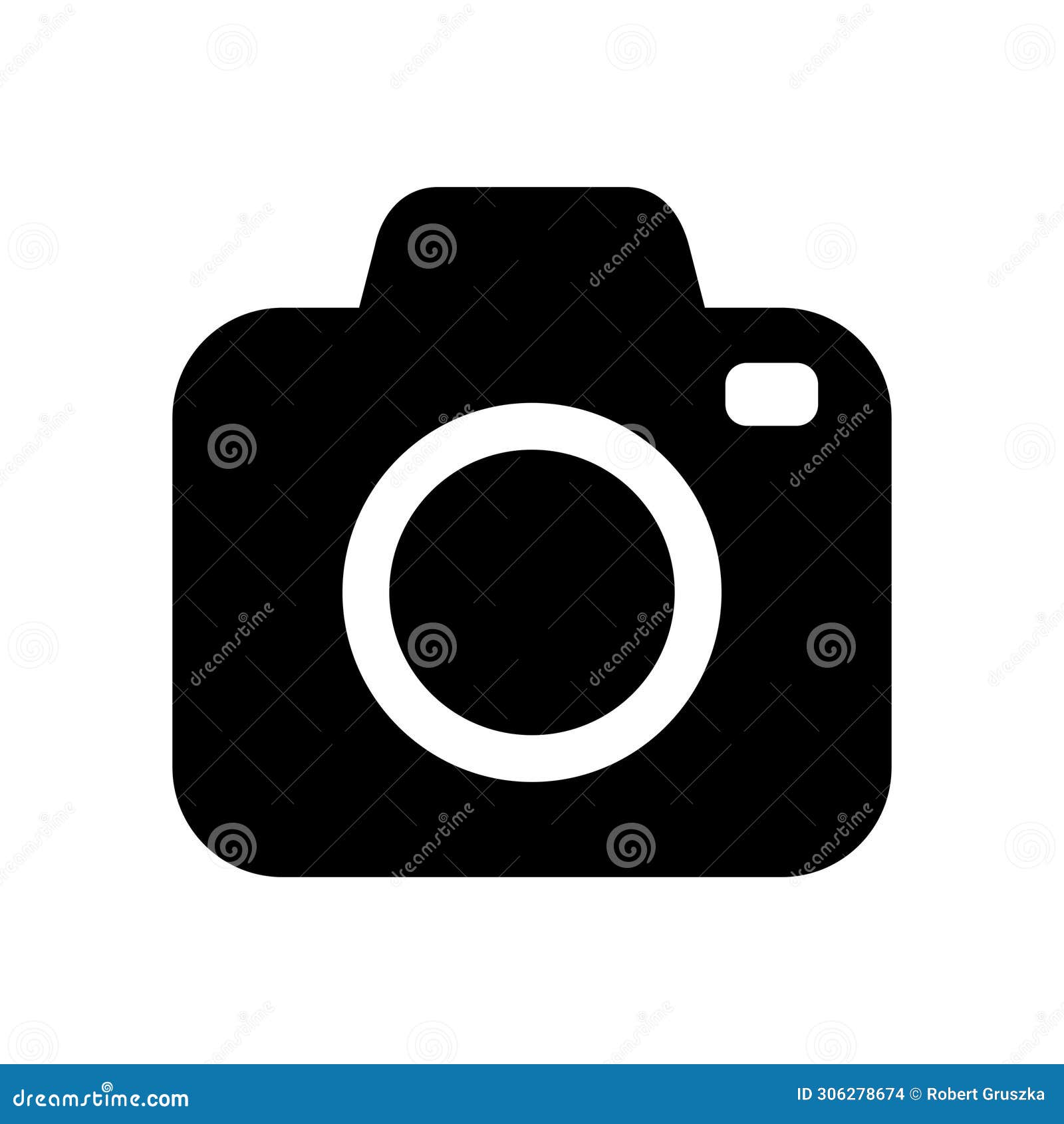 Camera icon stock illustration. Illustration of optical - 306278674
