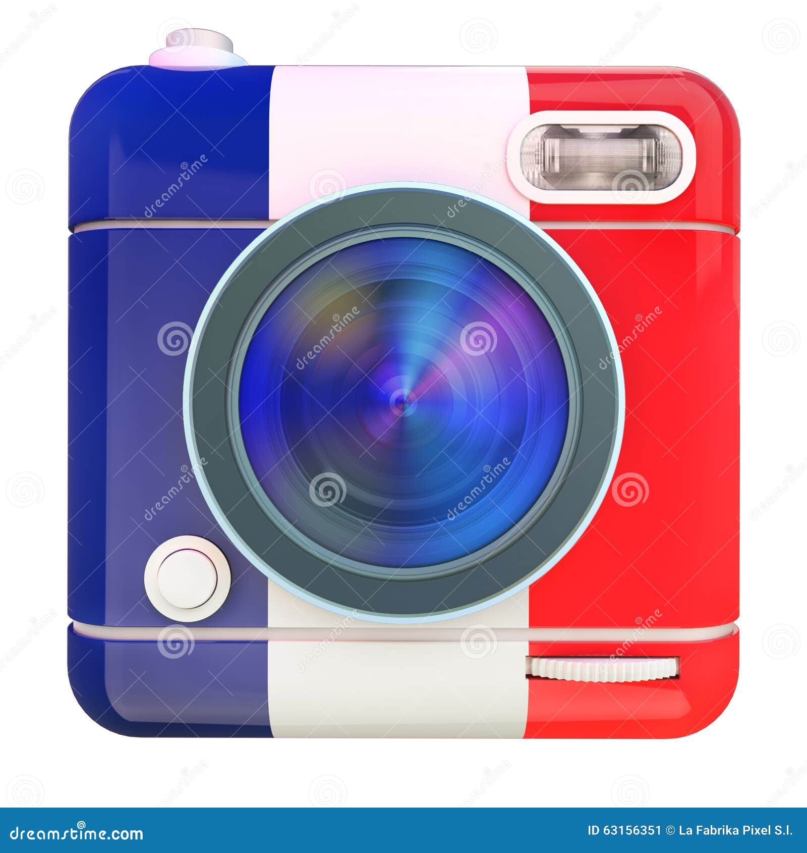 Camera icon French stock illustration. Illustration of flash - 63156351