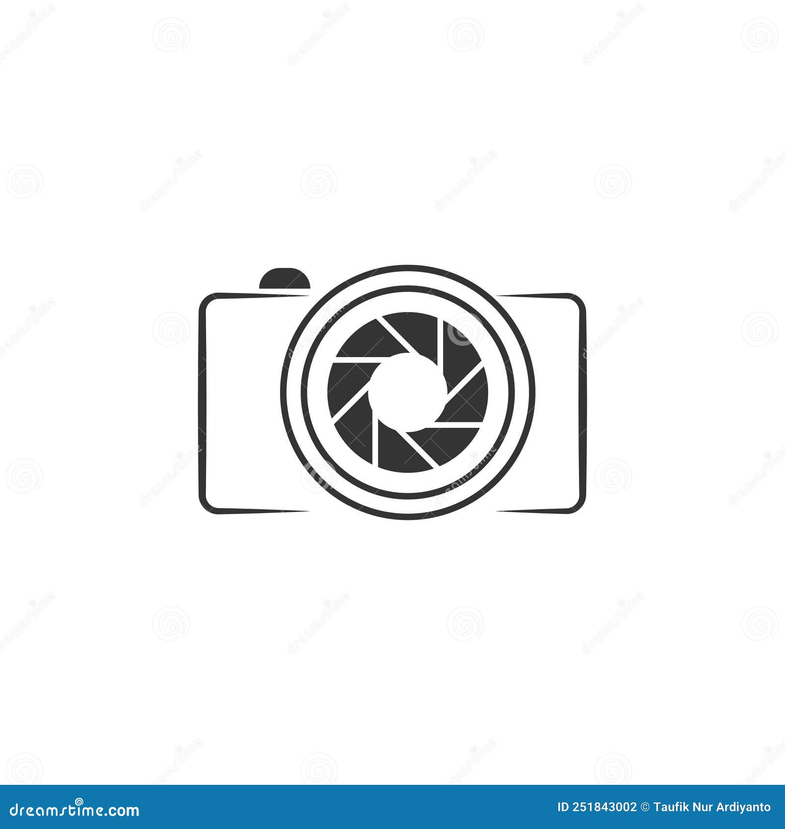 Camera Icon Logo Design Illustration Template Stock Vector ...
