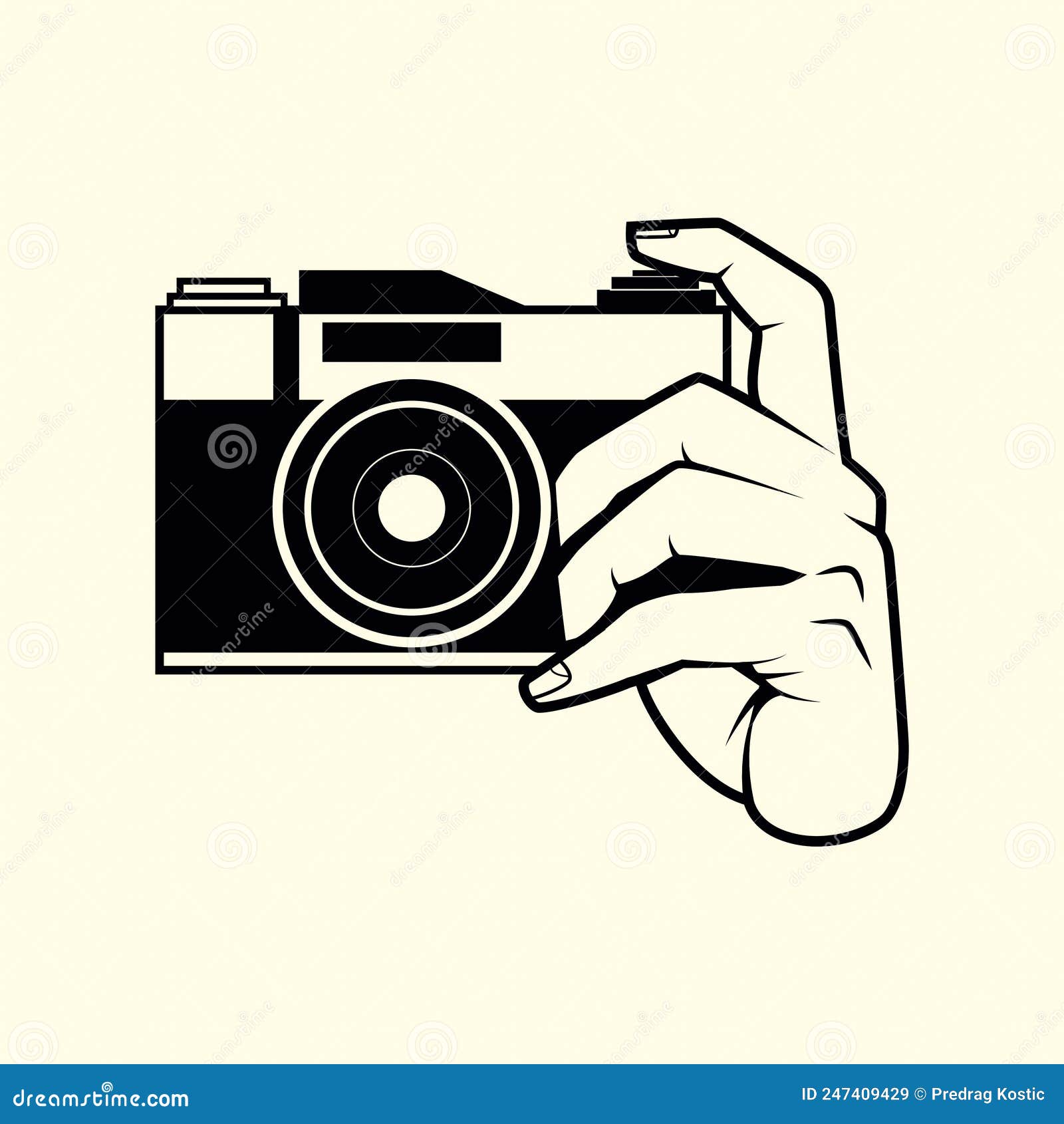 Camera icon logo stock illustration. Illustration of sketch - 247409429