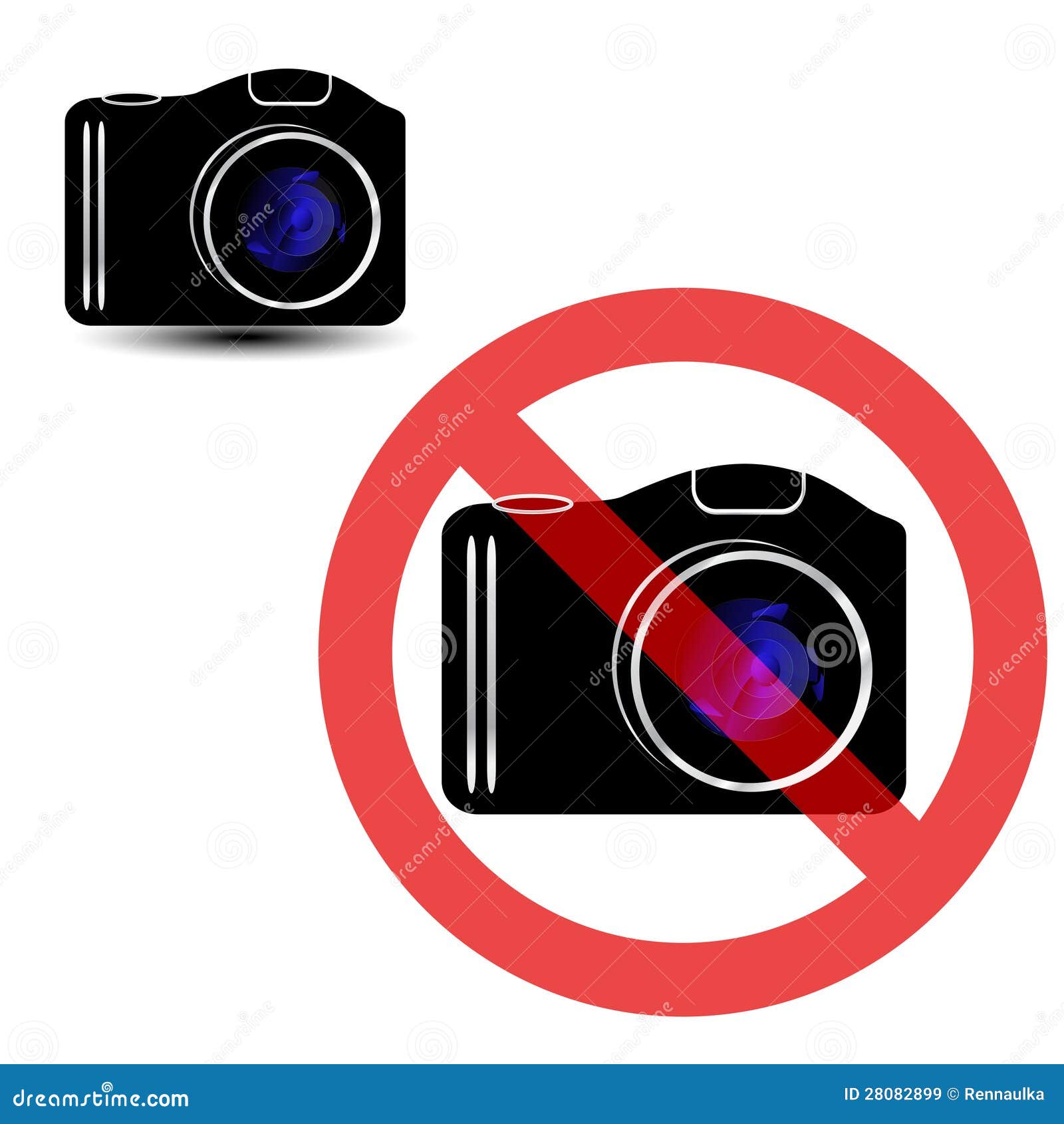 Camera, Icon for - Photo Not Available - EPS 10 Stock Vector ...