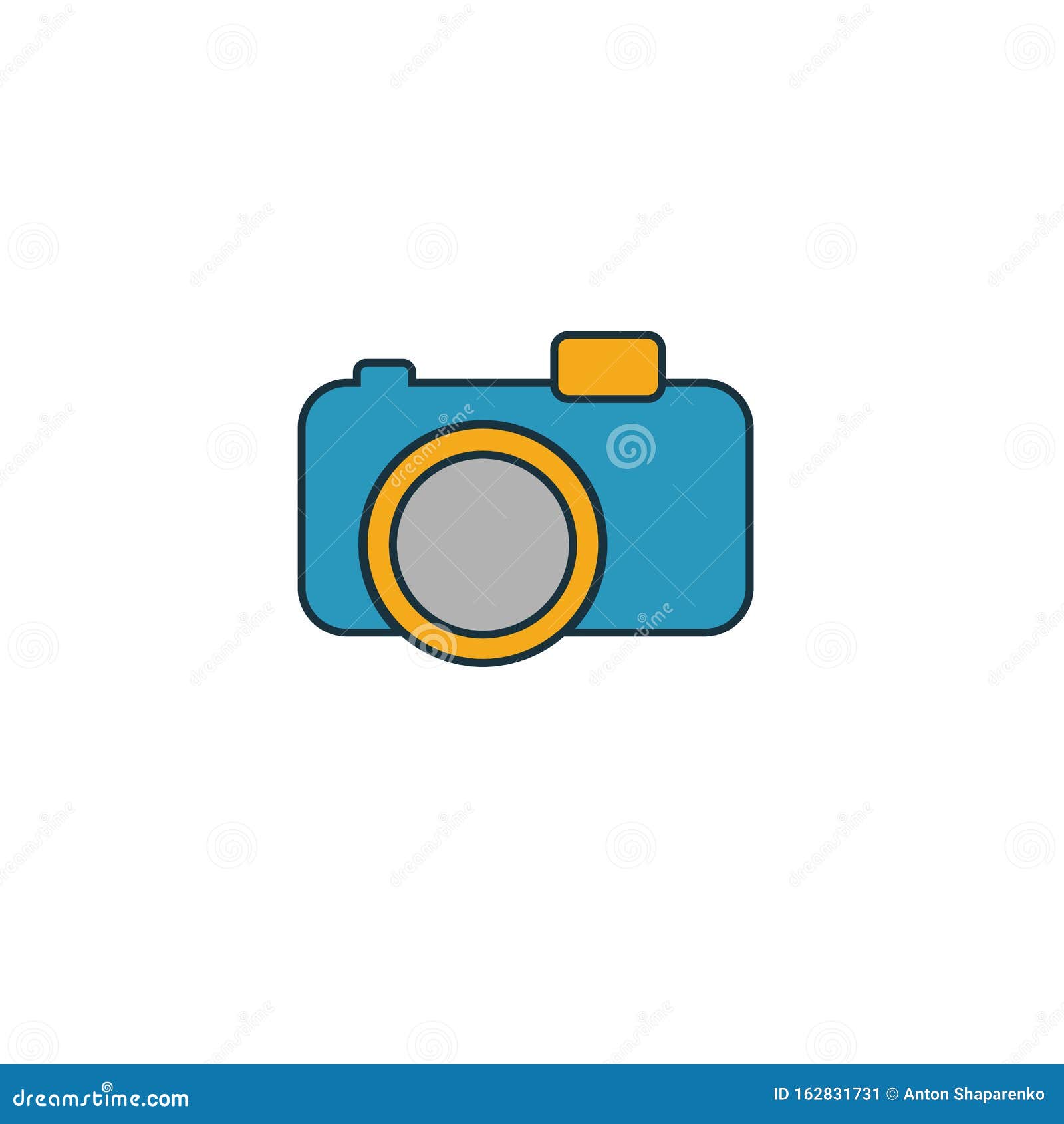Camera Icon. Simple Element from Travel Icons Collection Stock ...
