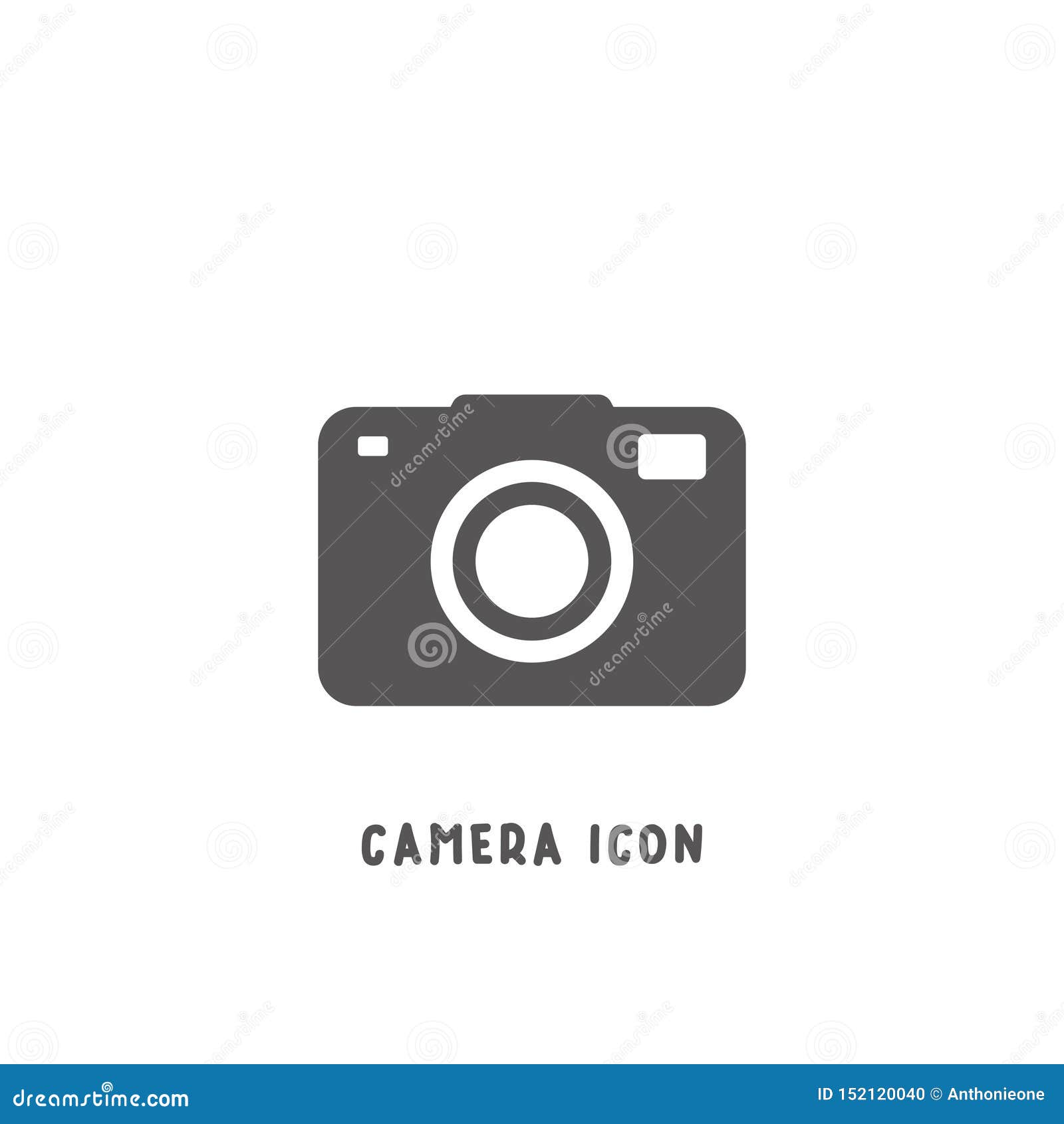 Camera Icon Simple Flat Style Vector Illustration Stock Vector ...