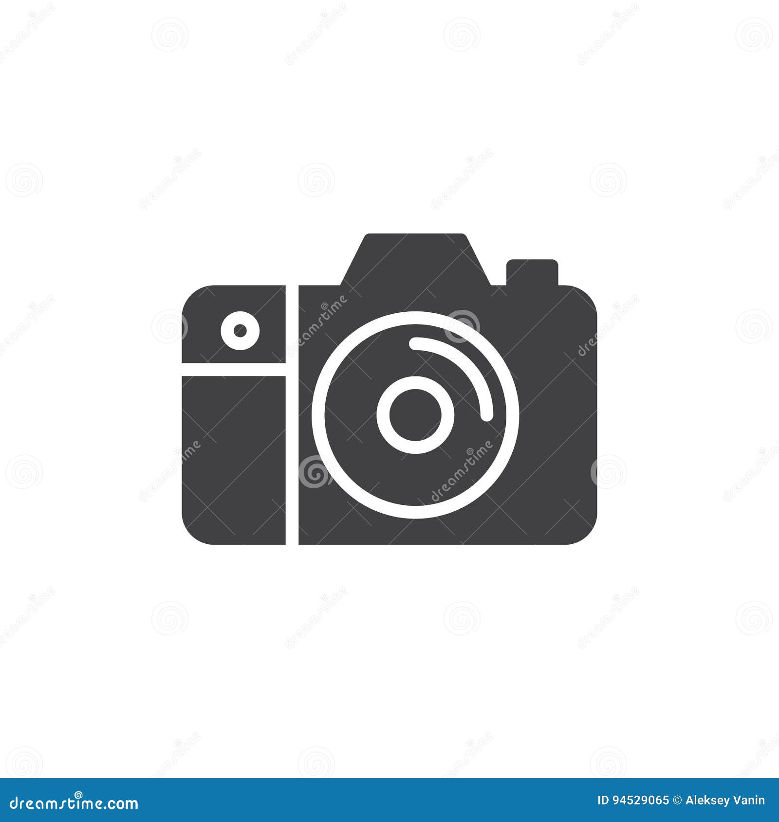 Camera Icon Vector, Filled Flat Sign, Solid Pictogram Isolated on White ...