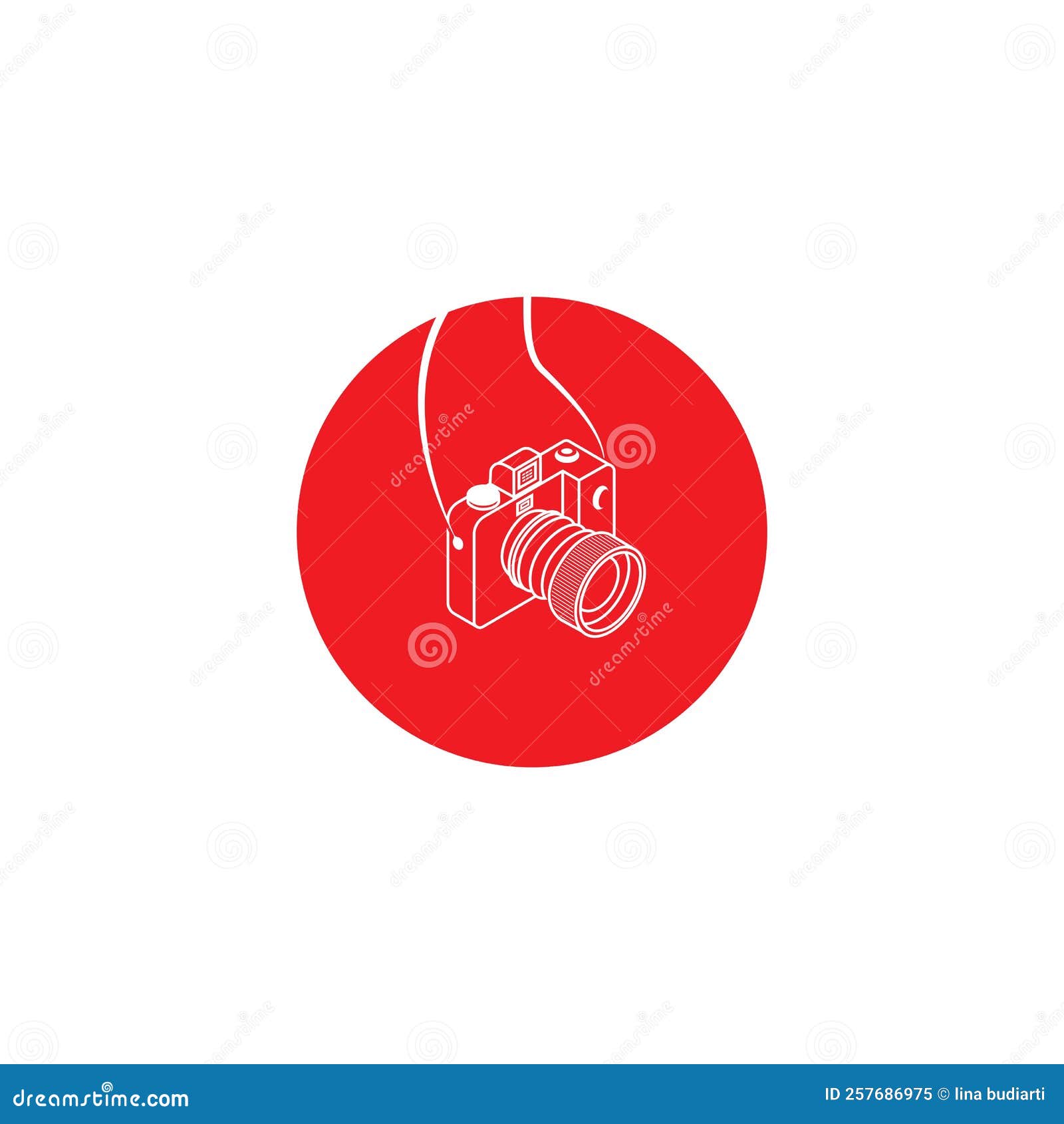 Camera icon vector stock vector. Illustration of lens - 257686975