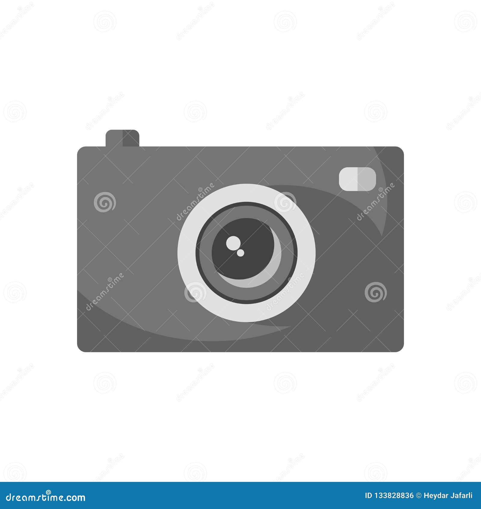 Camera Icon Vector Sign and Symbol Isolated on White Background Stock ...