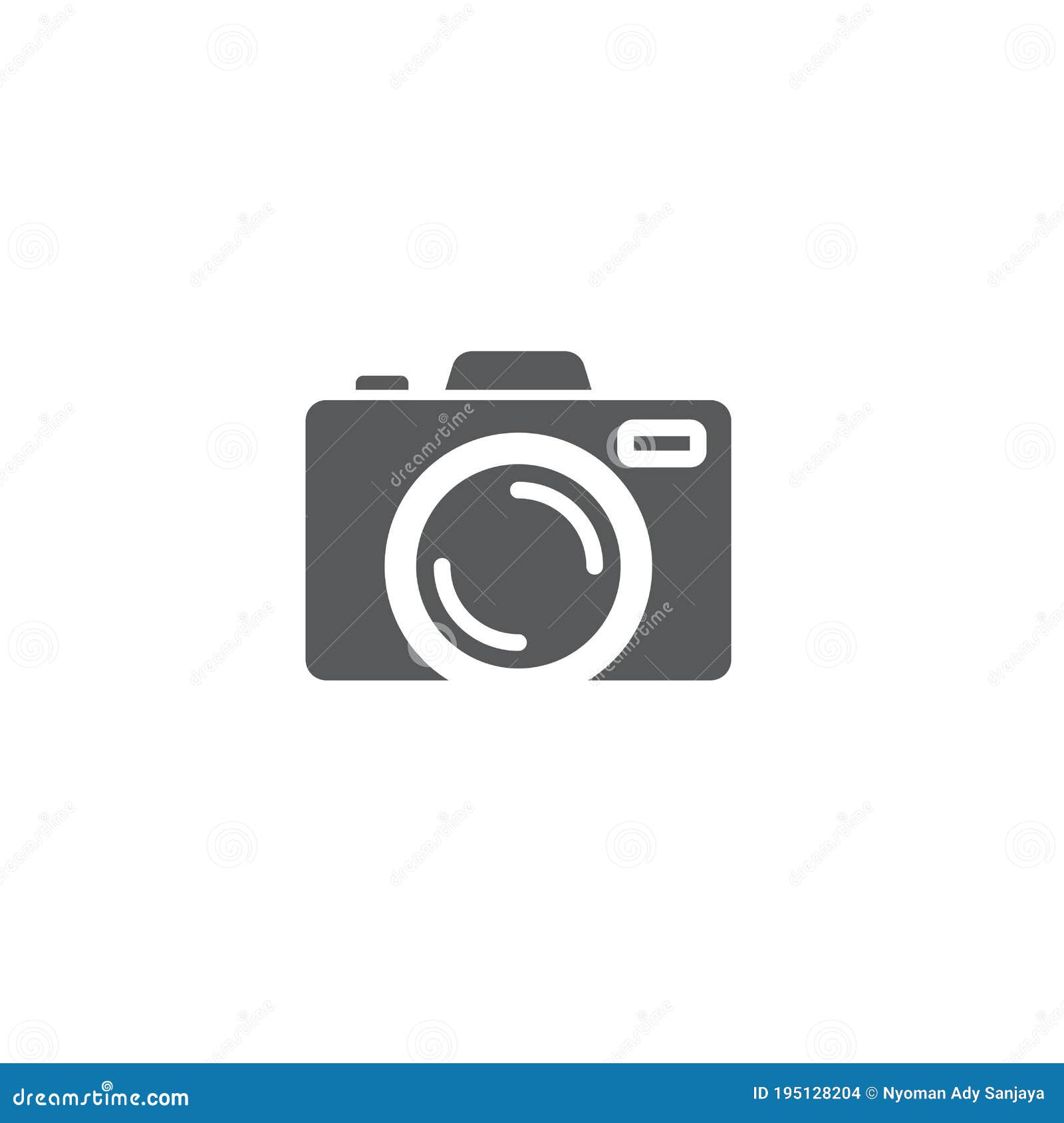 Camera Icon Vector in Trendy Style Isolated on White Background Stock ...
