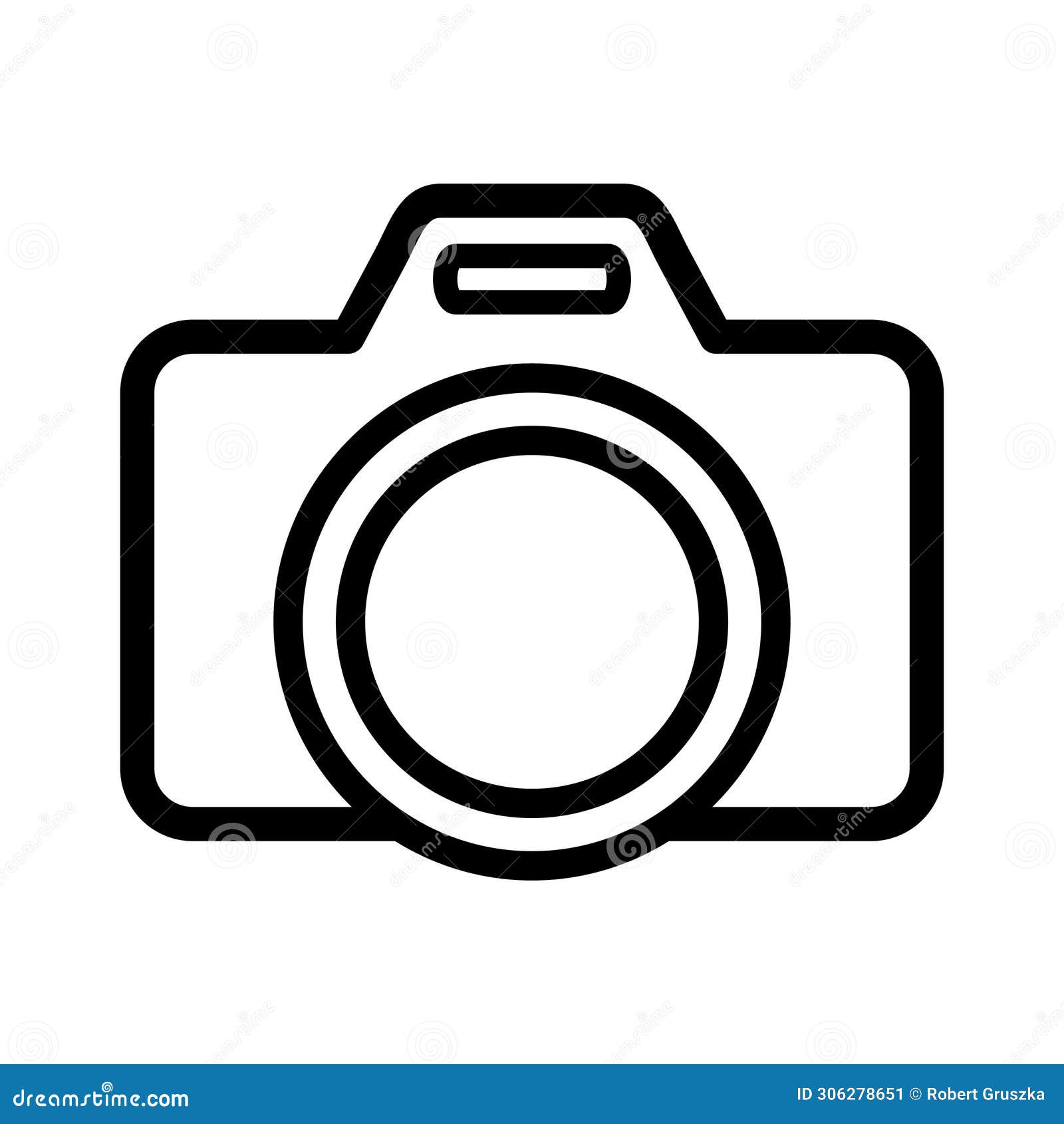 Camera icon stock illustration. Illustration of vector - 306278651