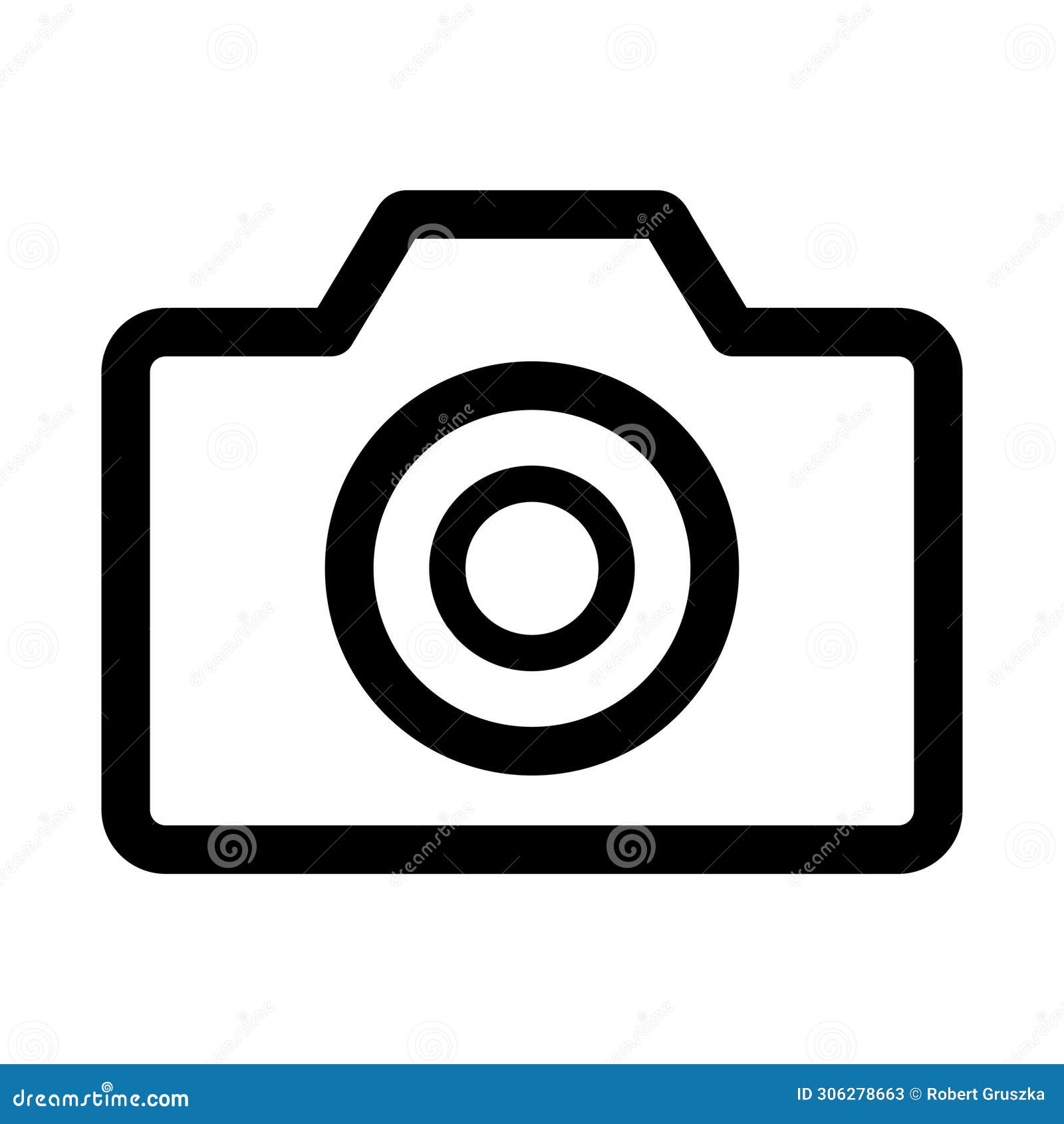 Camera icon stock illustration. Illustration of icon - 306278663