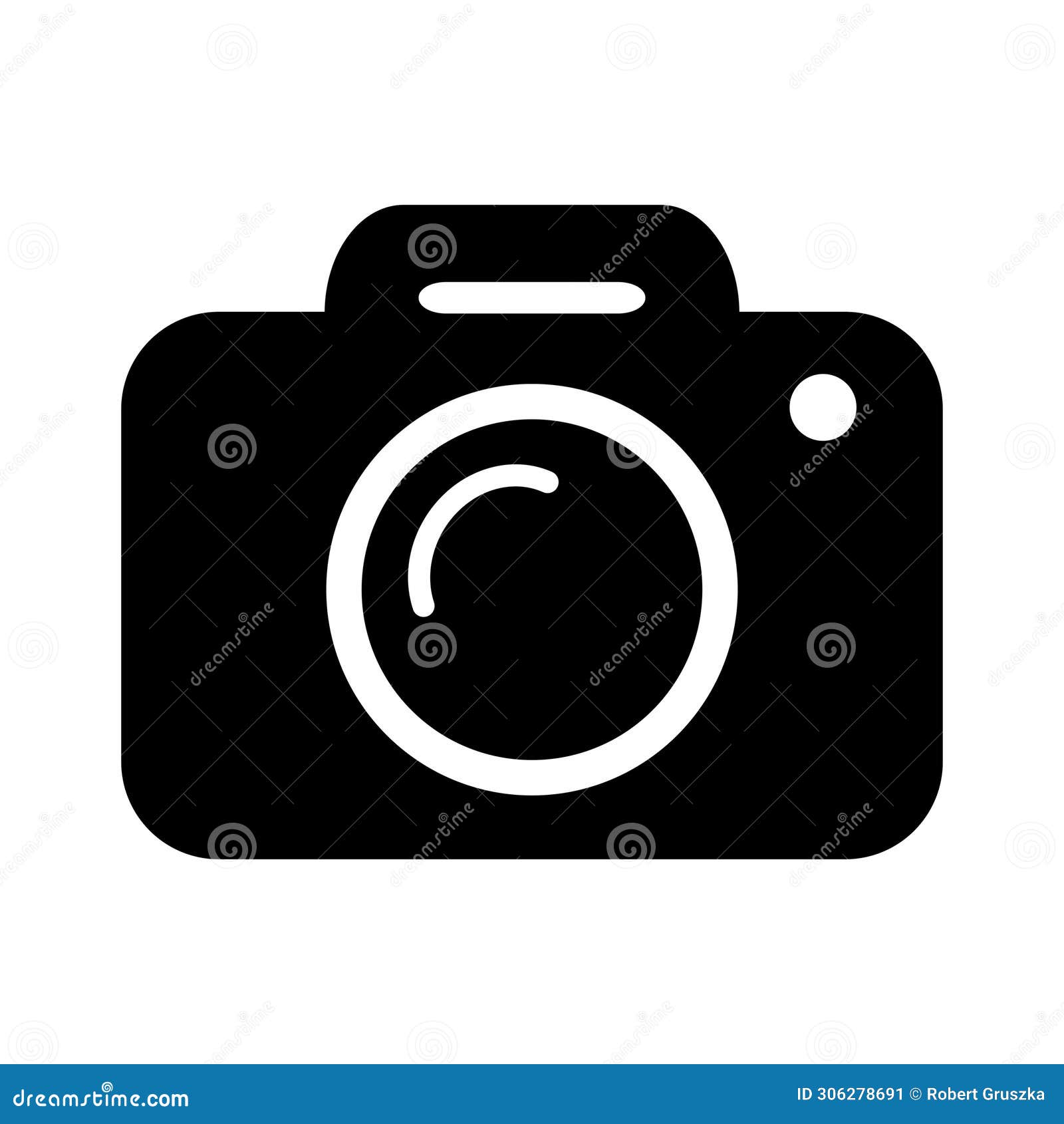 Camera icon stock vector. Illustration of electronic - 306278691