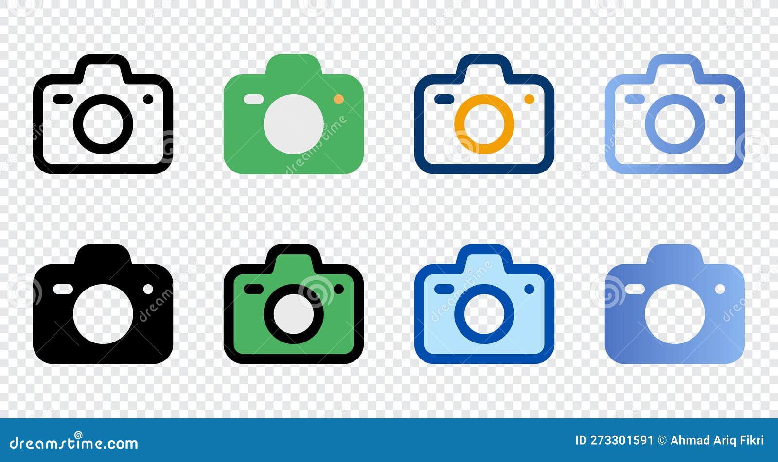 Camera Icons in Different Style. Camera Icons. Different Style Icons ...
