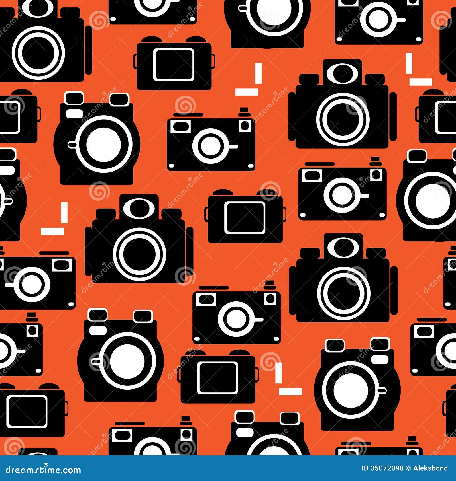 Camera Icons of Seamless Pattern Stock Vector - Illustration of design ...