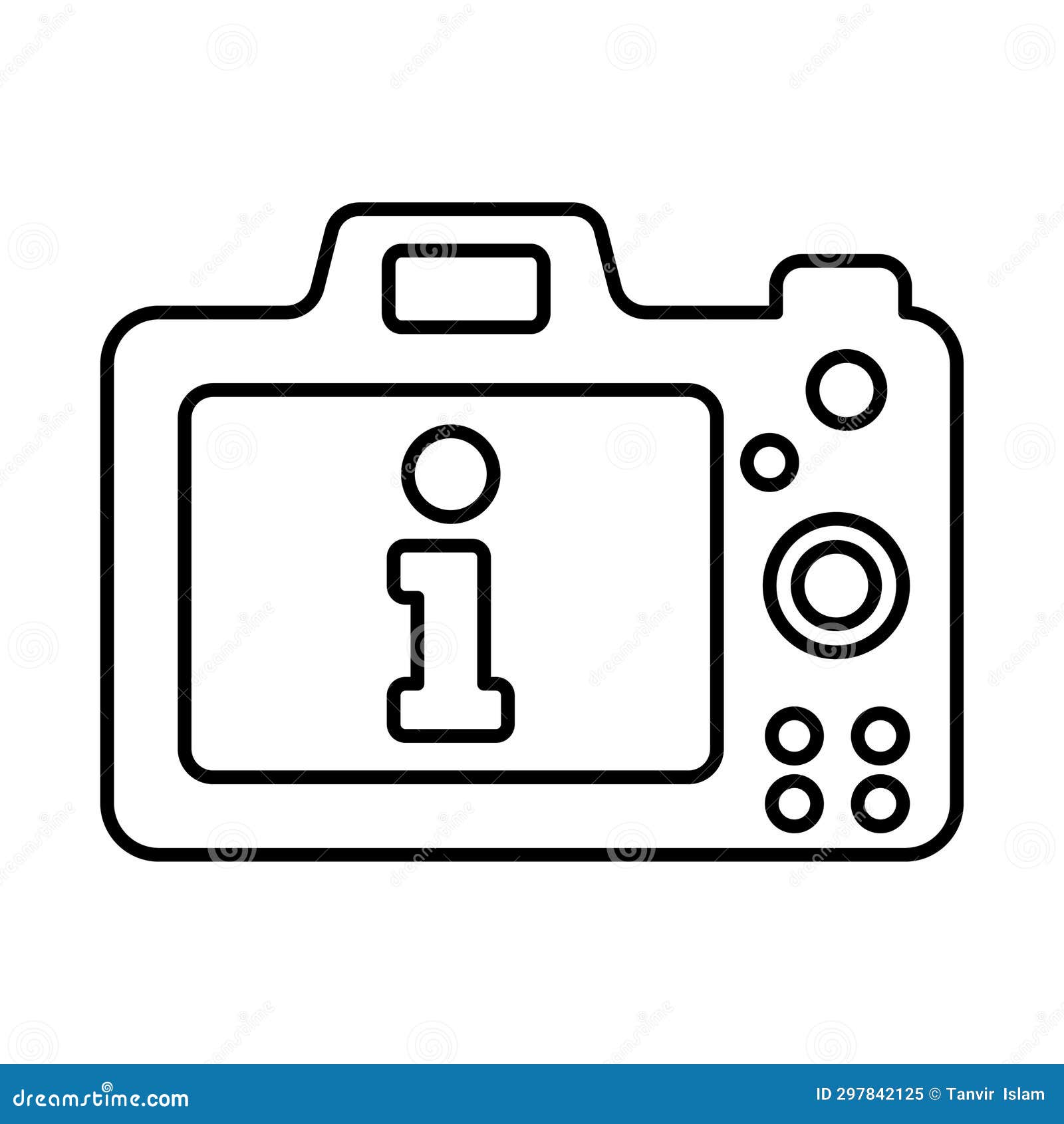 Set Web Camera, Information, Microphone And Clock On Wooden Background ...