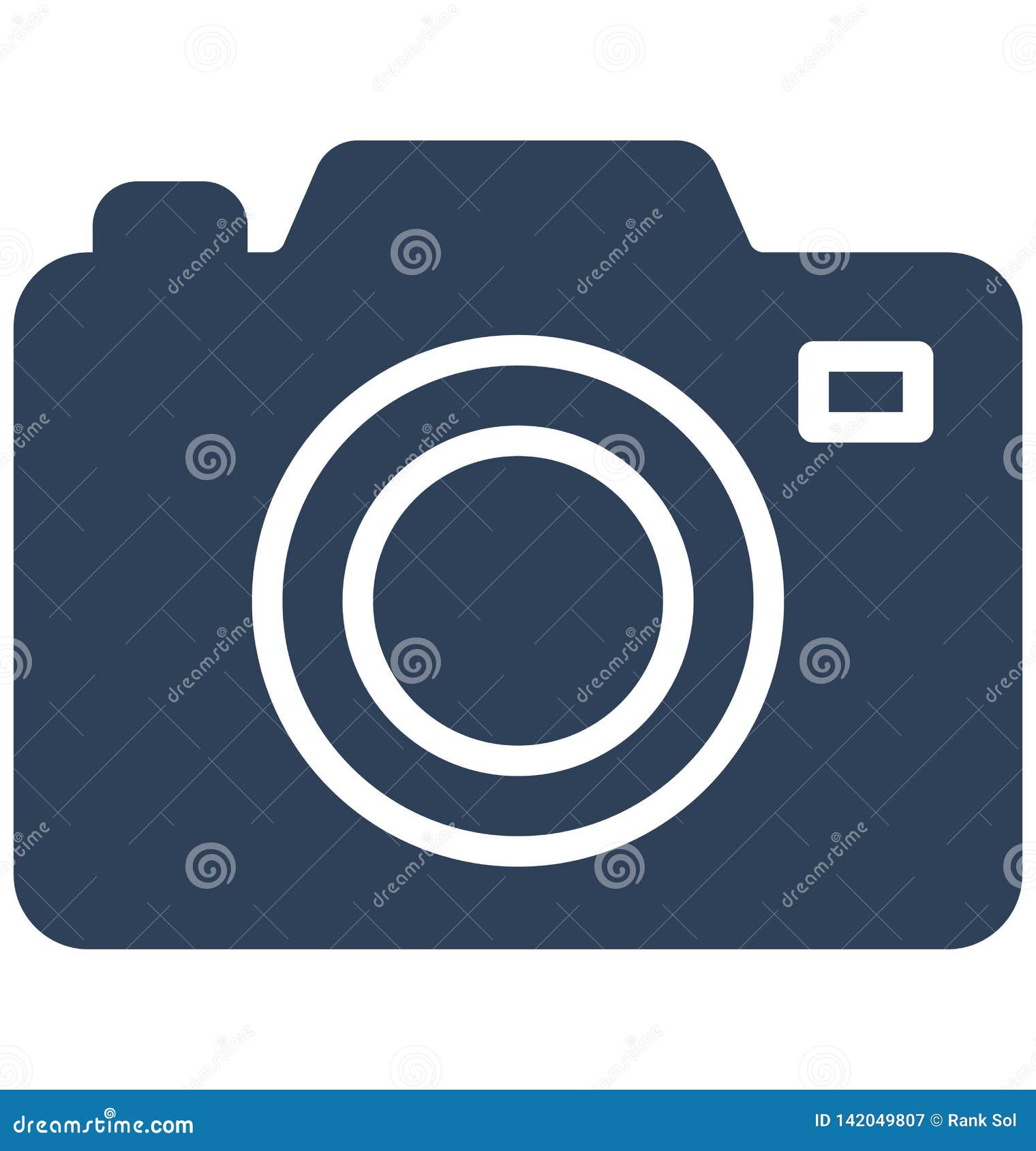 Camera Isolated Vector Icon that Can Easily Modify or Edit Stock Vector ...