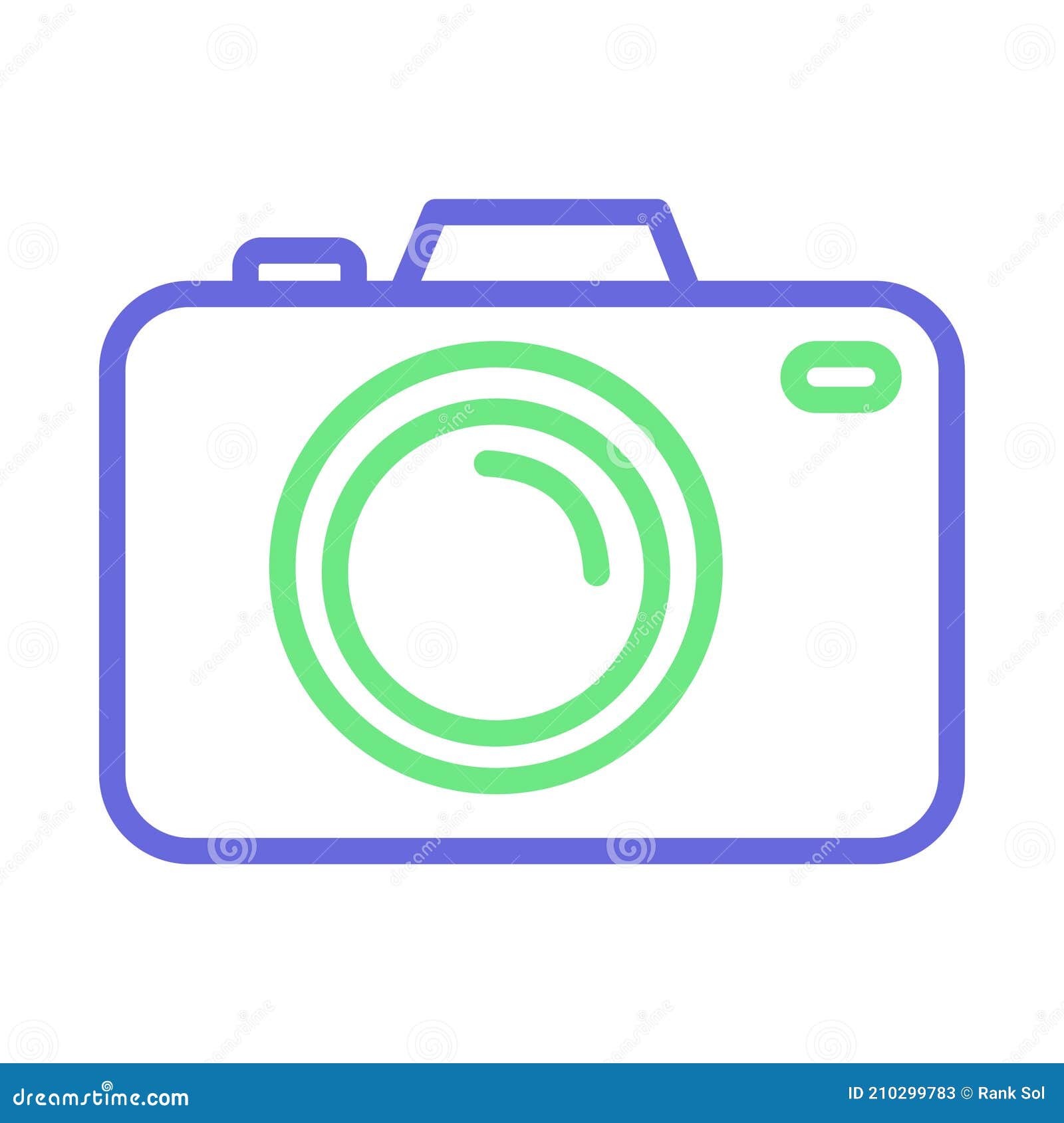 Camera Isolated Vector Icon Which Can Easily Modify or Edit Stock ...
