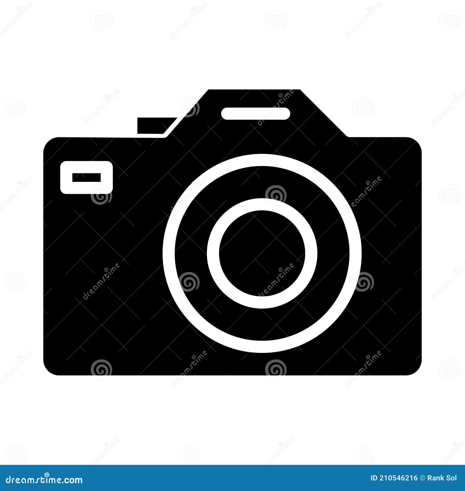 Camera Isolated Vector Icon Which Can Easily Modify or Edit Stock ...