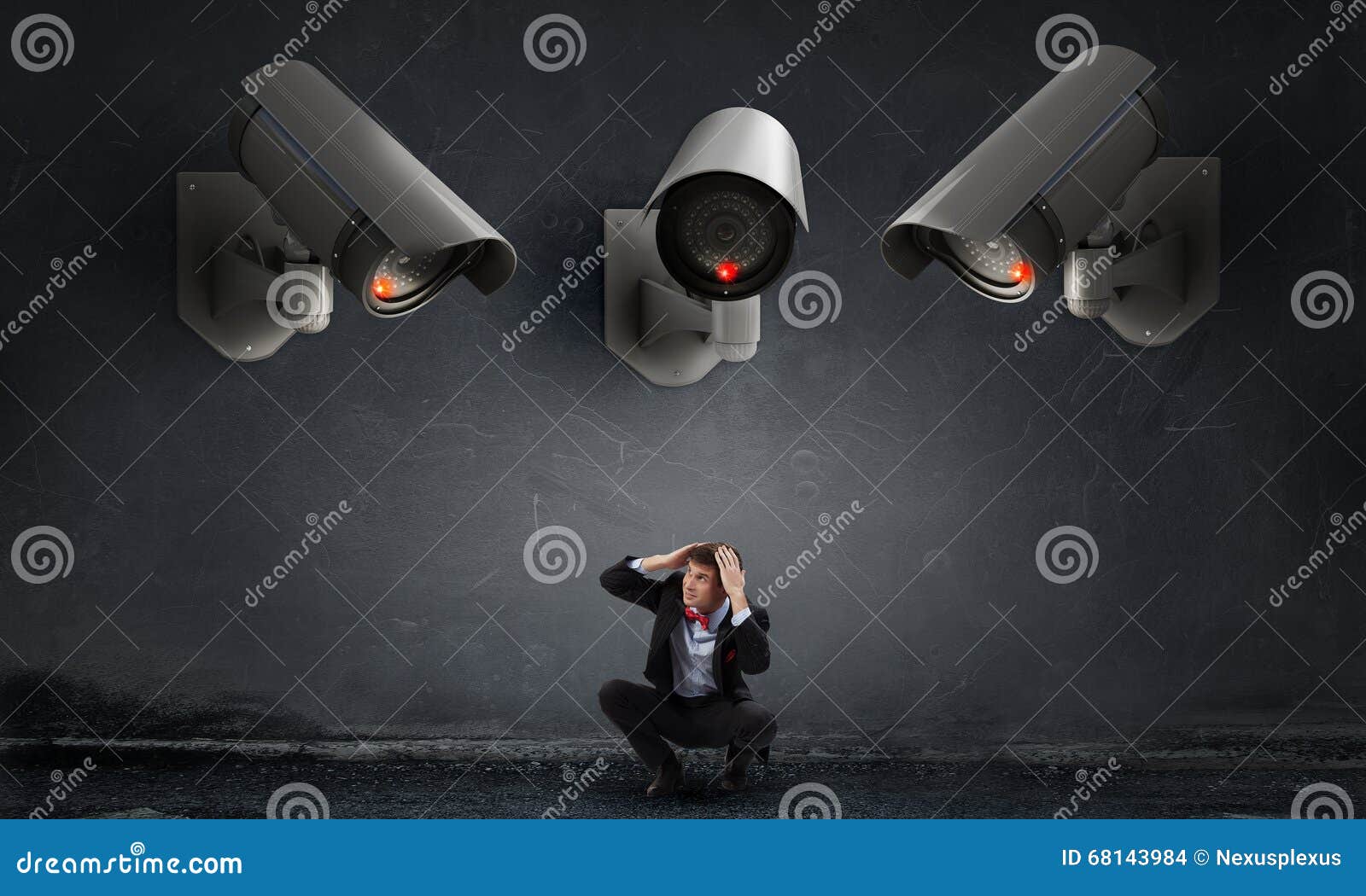 Camera keep an eye on man stock photo. Image of cctv - 68143984