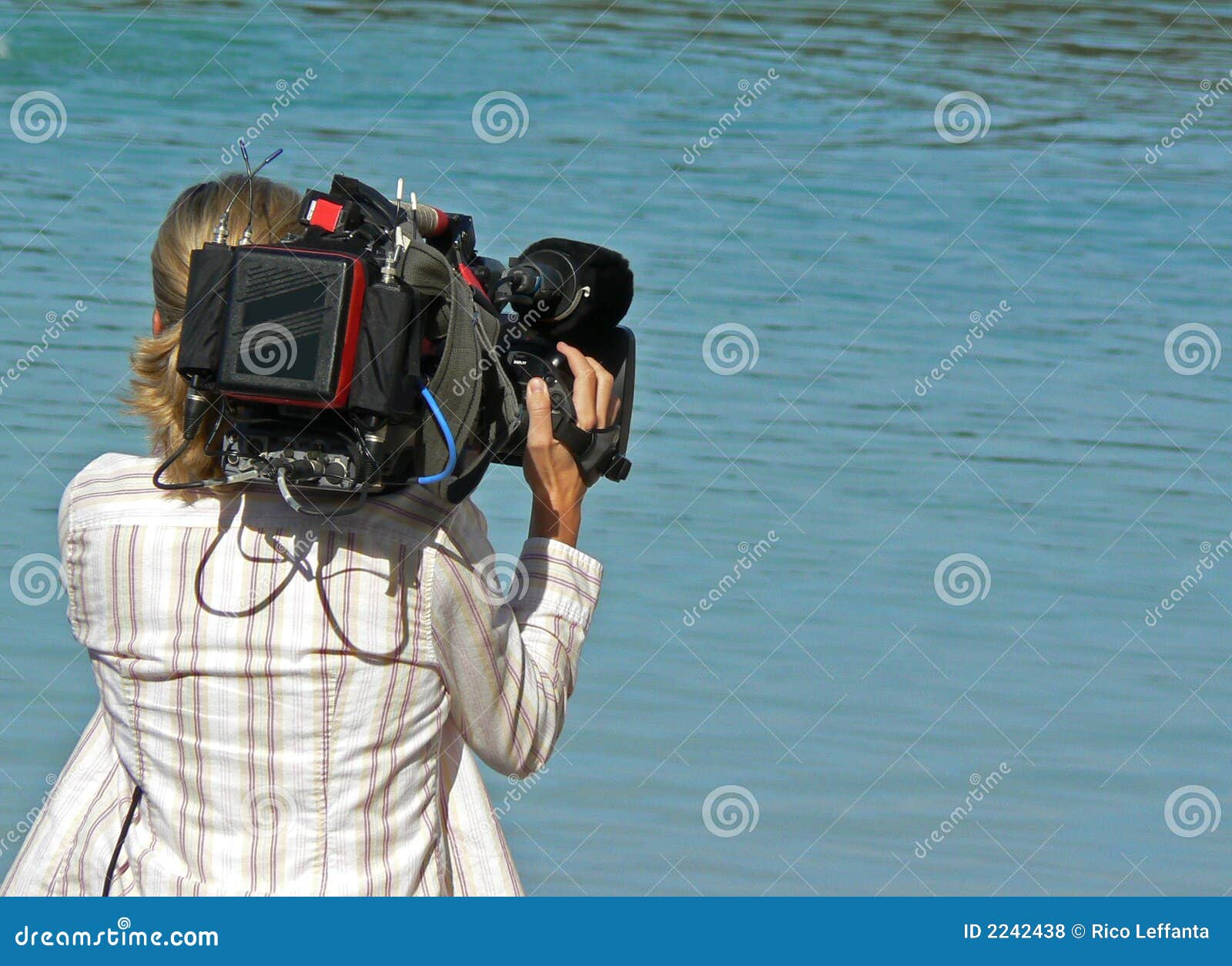 Camera lady stock photo. Image of balance, shoot, camera - 2242438