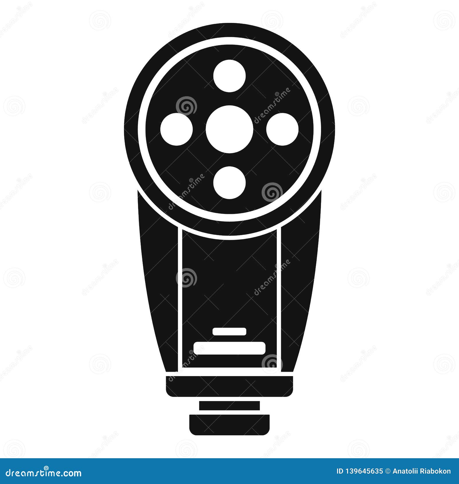 Camera Led Flash Icon, Simple Style Stock Vector - Illustration of hold ...