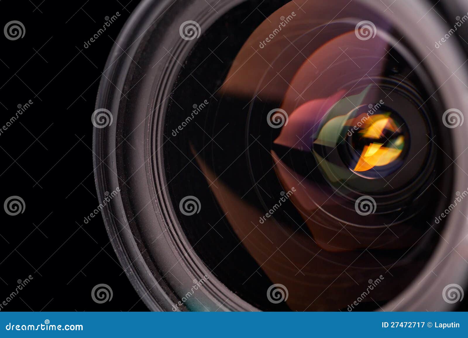 Camera lens stock image. Image of lens, illuminated, electronics - 27472717