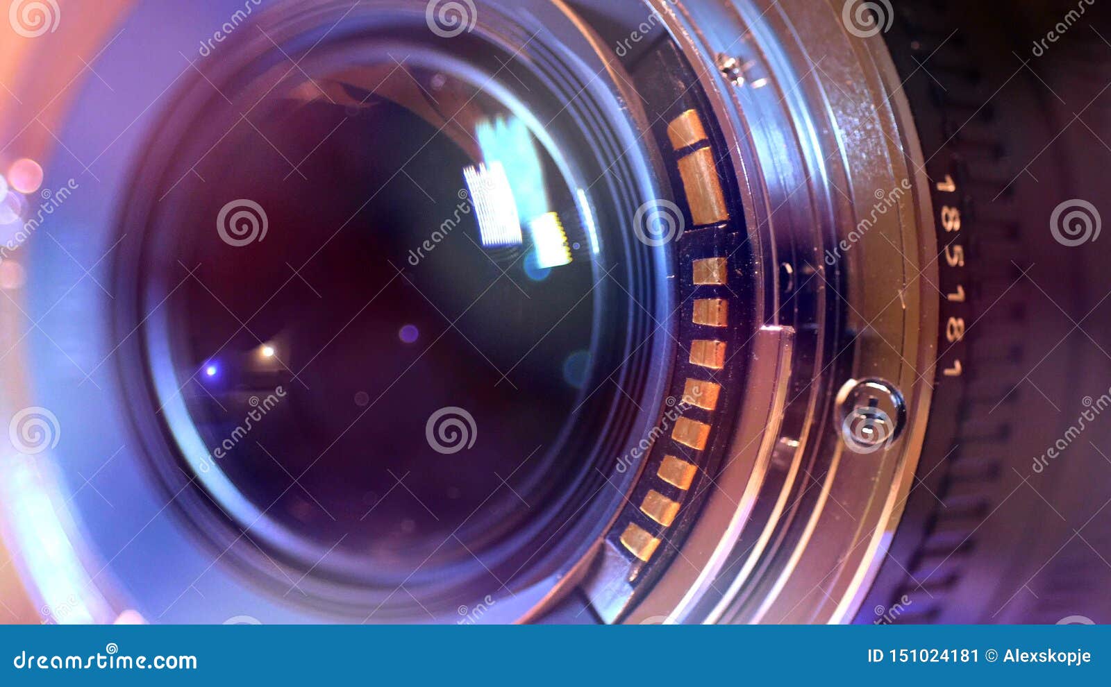 Camera Lens 50mm Close Up stock image. Image of optics - 151024181