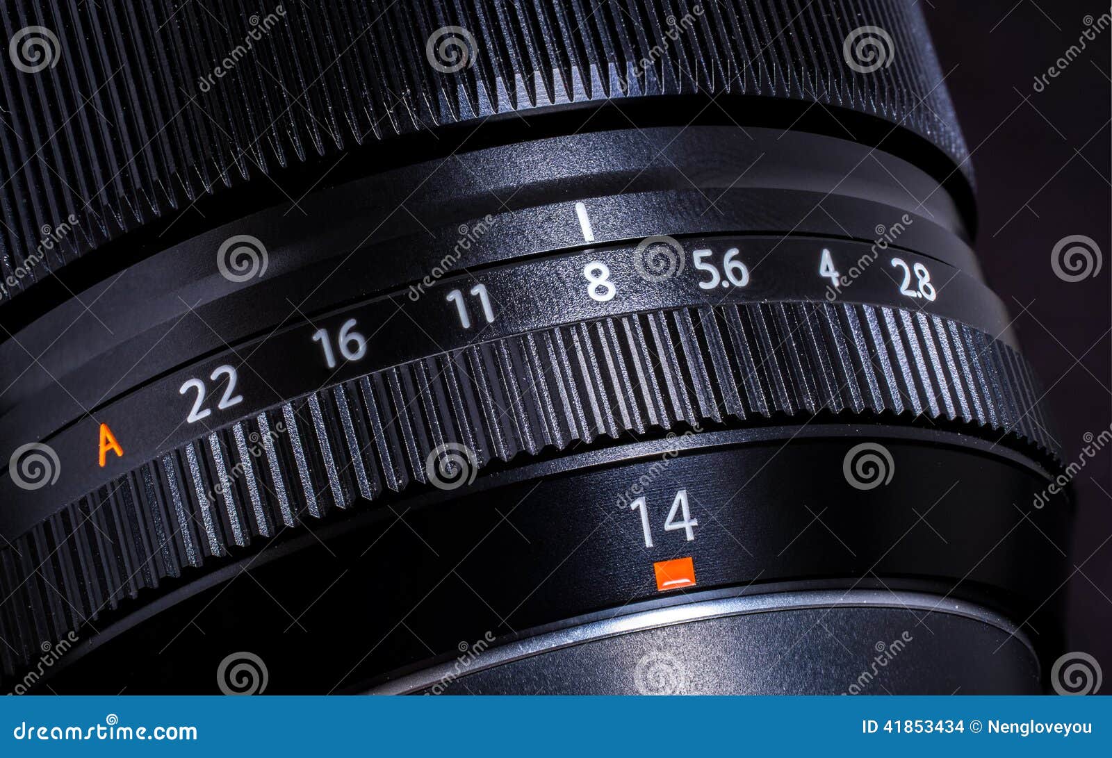 Camera lens stock photo. Image of reflection, looking - 41853434