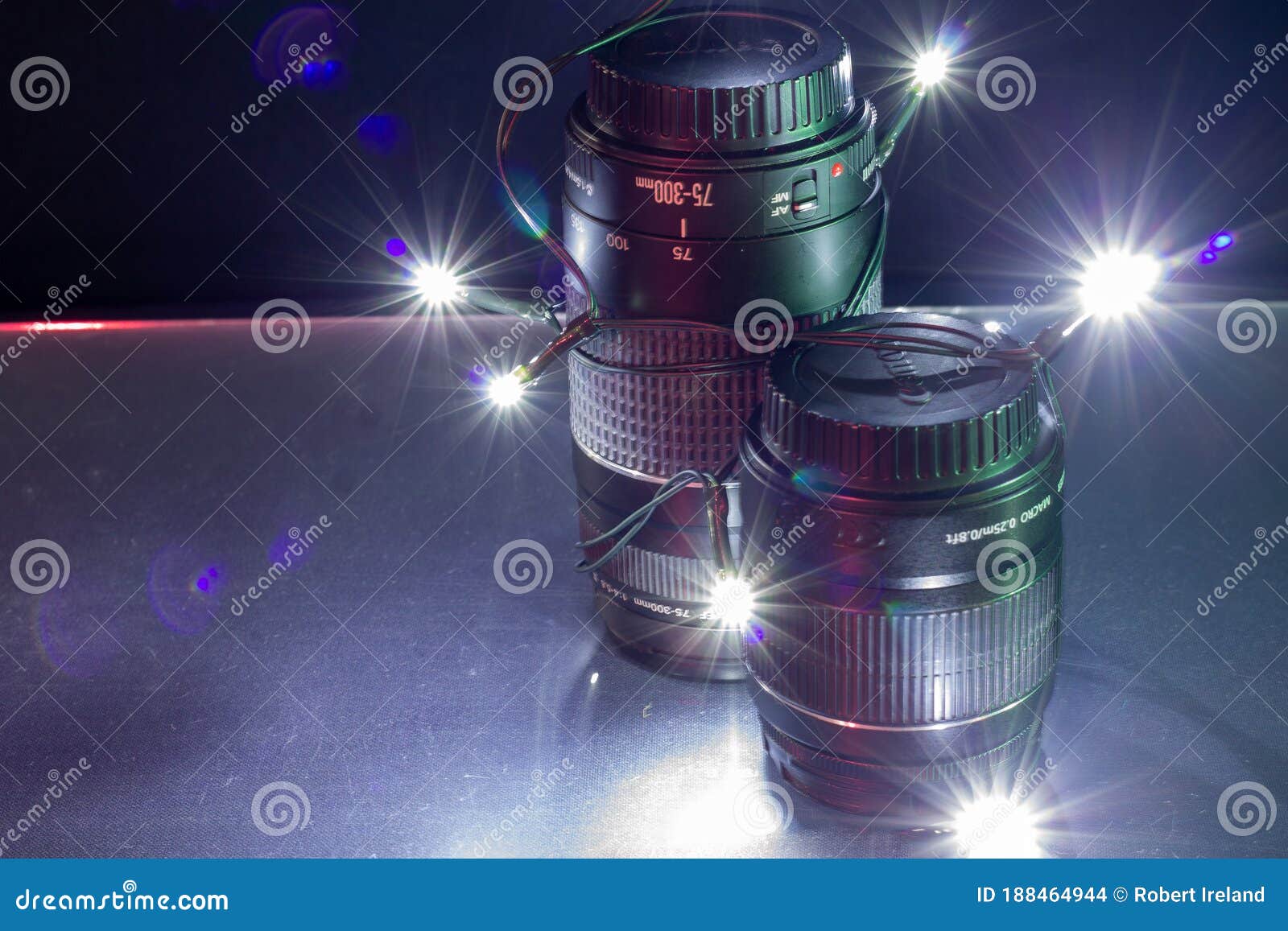 Camera lens display Bright editorial stock image. Image of display ...
