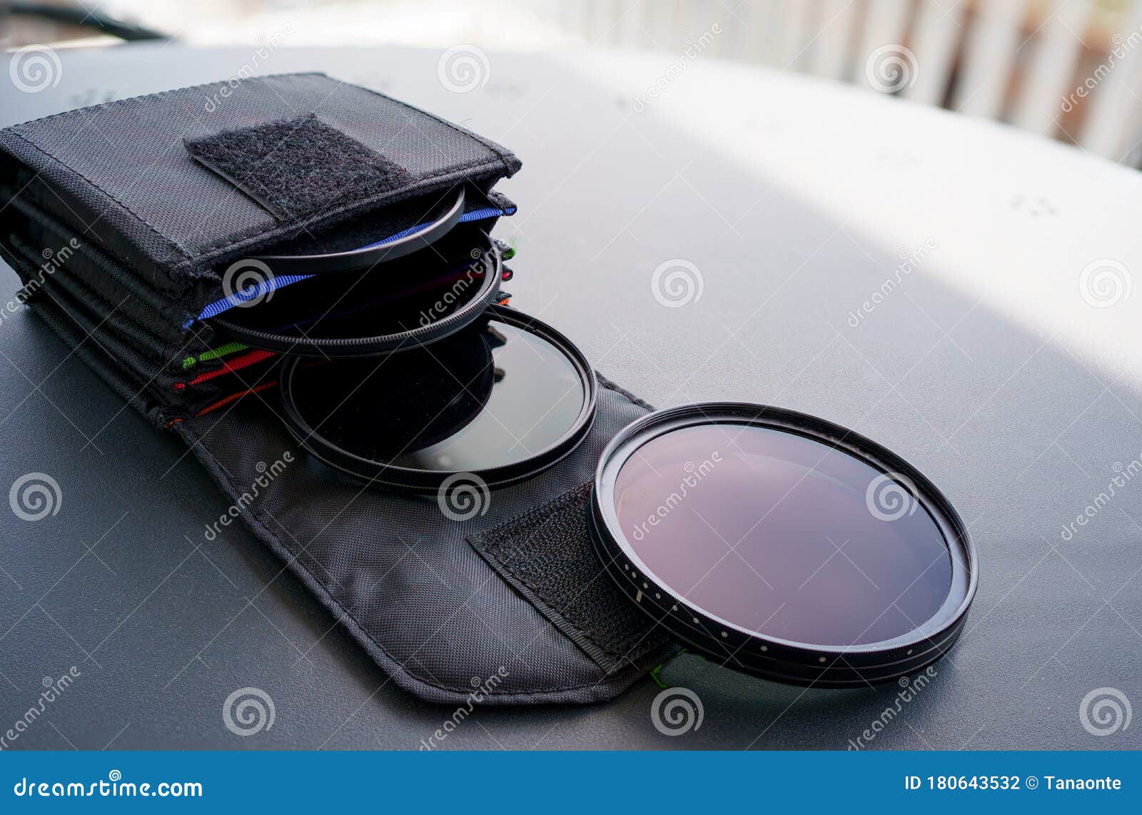 Lens Filter With A Broken Glass. Camera Lens Royalty-Free Stock ...
