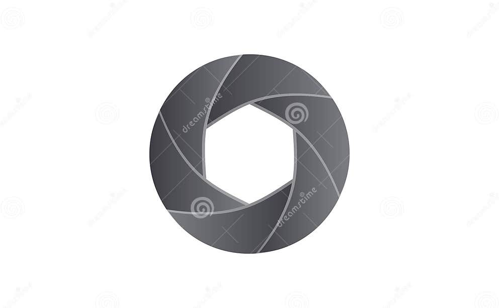 Shutter Hexagonal Lens of Camera Stock Vector - Illustration of camera ...