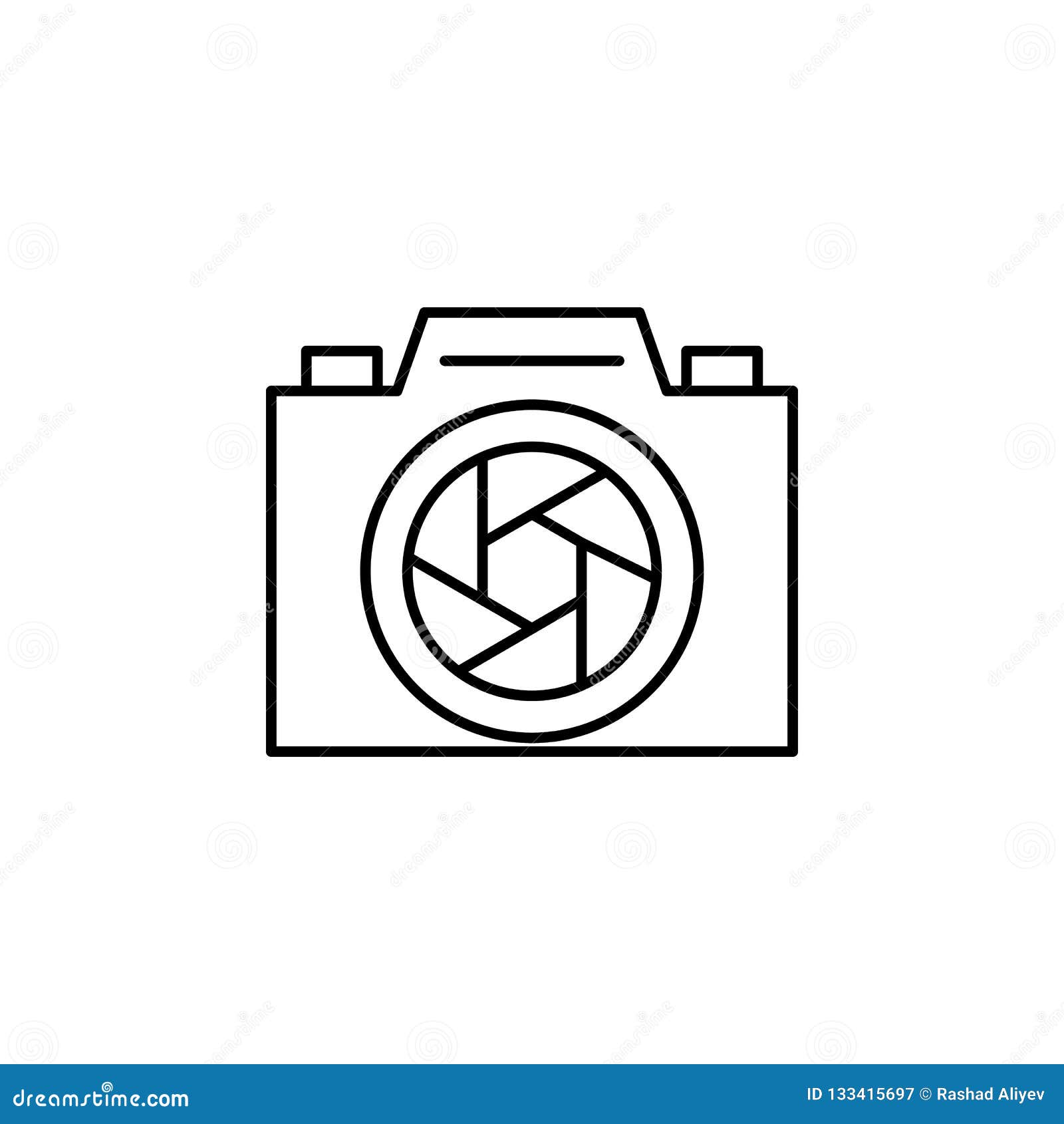 Camera Lens Icon. Element of Video Products Outline Icon for Mobile ...