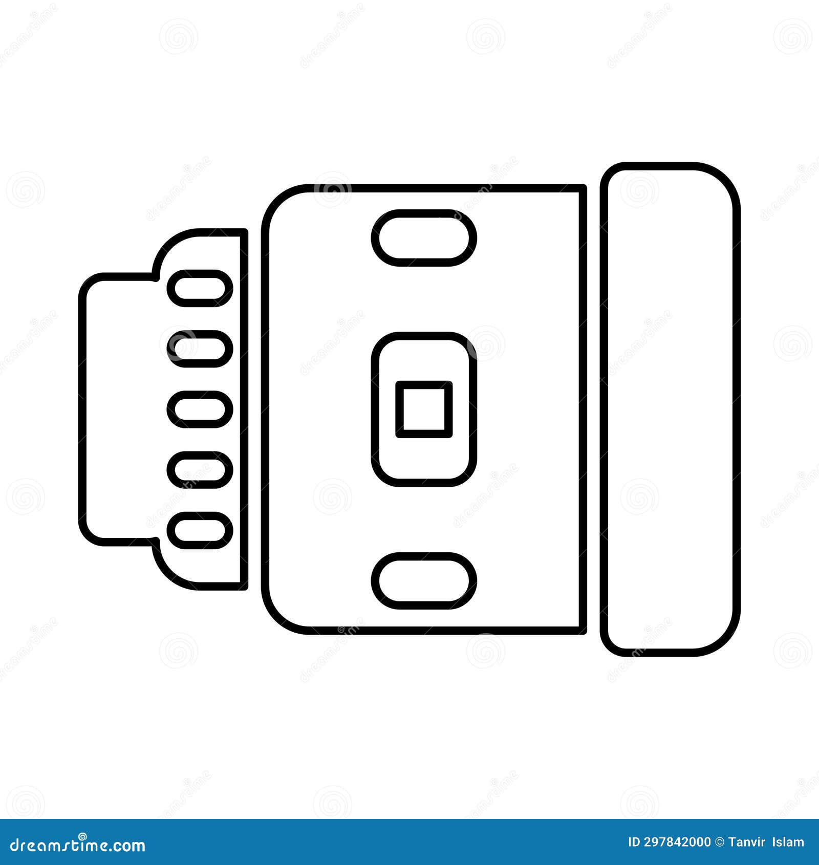 Camera Lens Icon in Outline Style Stock Illustration - Illustration of ...