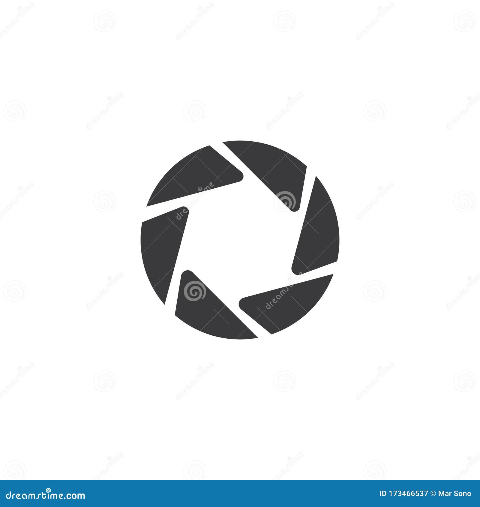 Camera Lens Icon and Symbol Logo Stock Vector - Illustration of modern ...