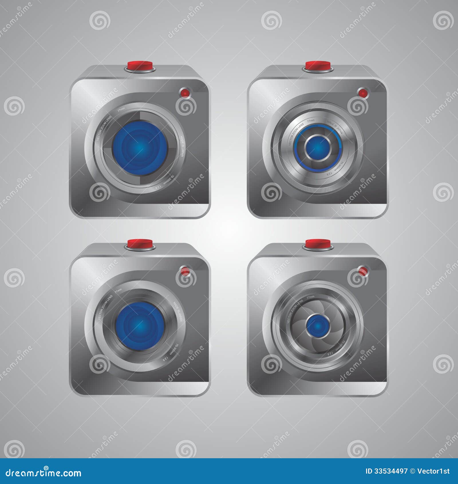 Camera lens interface stock vector. Illustration of capture - 33534497