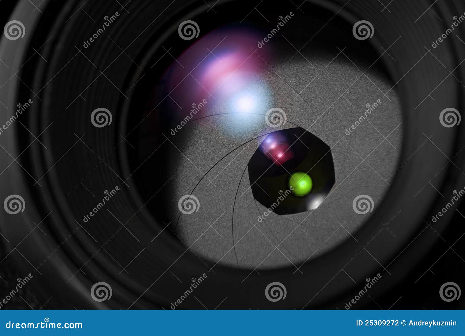 Camera lens iris close up stock photo. Image of aperture - 25309272