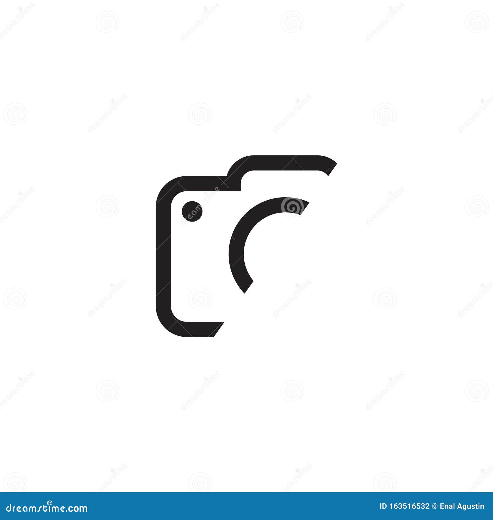 Camera Lens Logo Icon Design Template Stock Vector - Illustration of ...