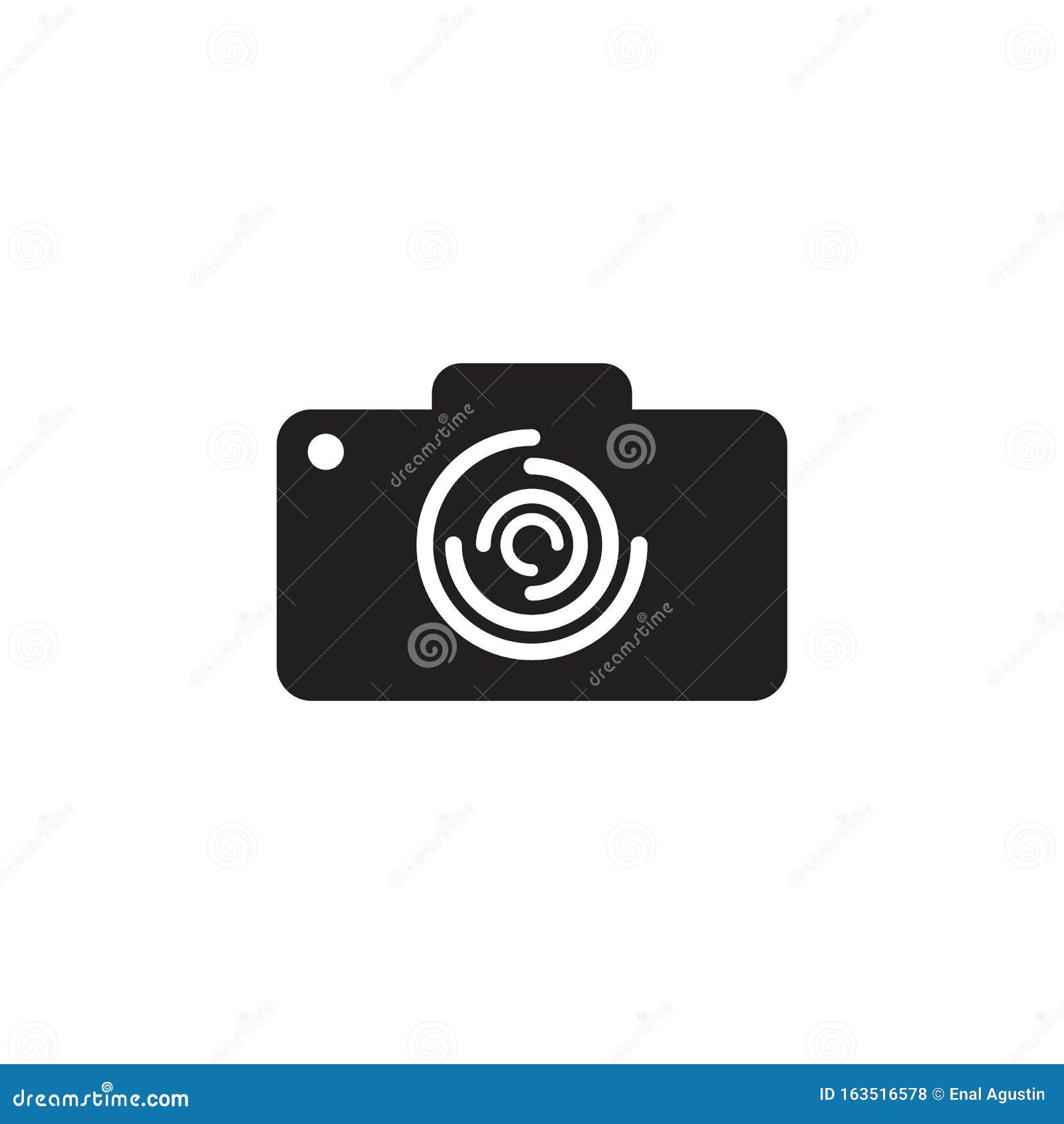 Camera Lens Logo Icon Design Template Stock Vector - Illustration of ...