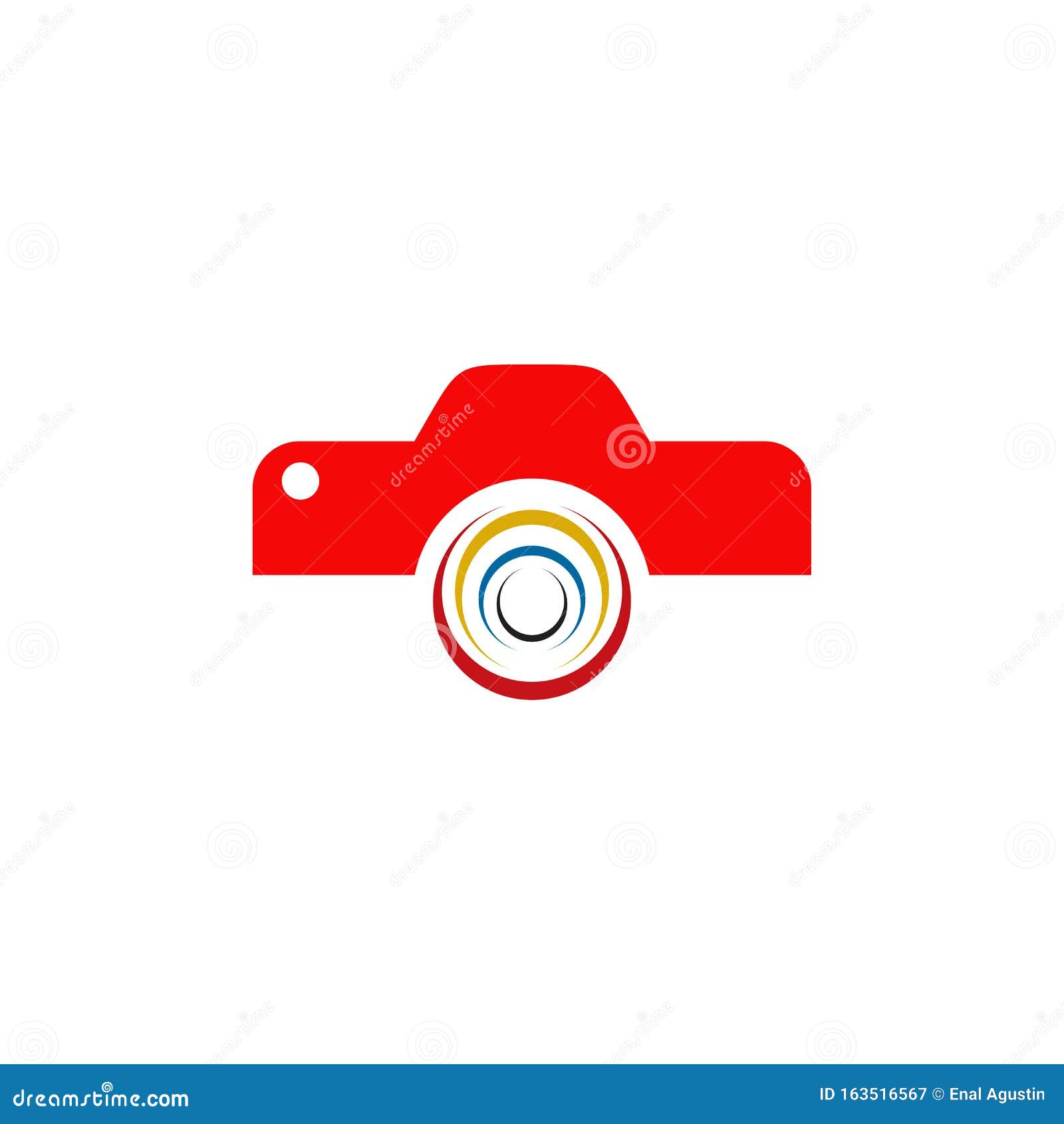 Camera Lens Logo Icon Design Template Stock Vector - Illustration of ...
