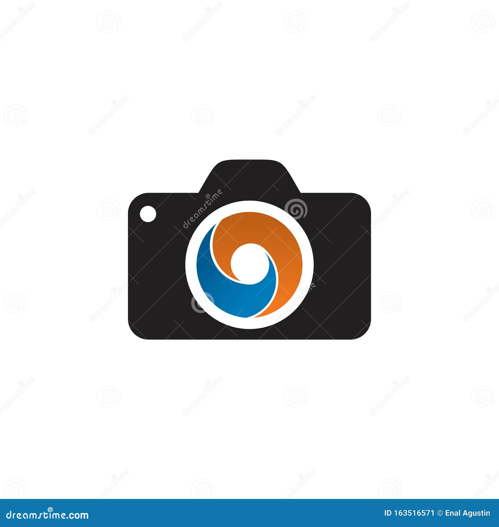Camera Lens Logo Icon Design Template Stock Vector - Illustration of ...