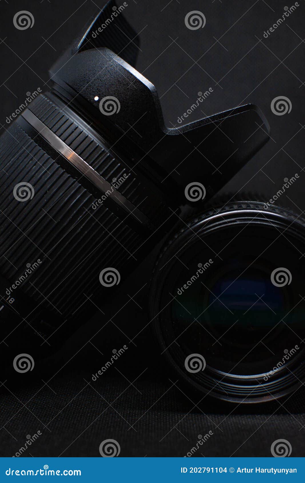 Professional Lenses for the Photographer Stock Photo - Image of object ...