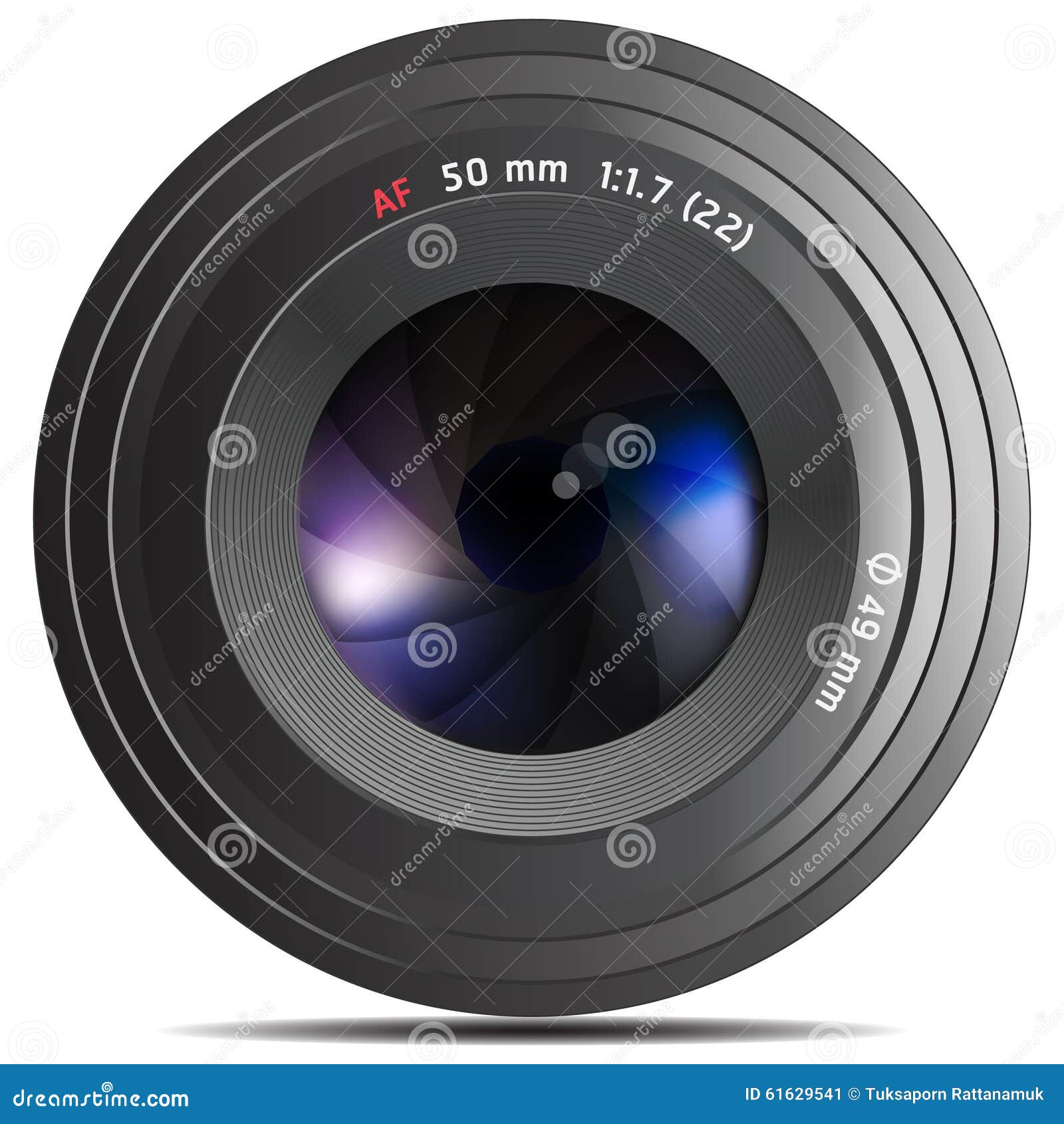 Camera lens stock illustration. Illustration of lens - 61629541