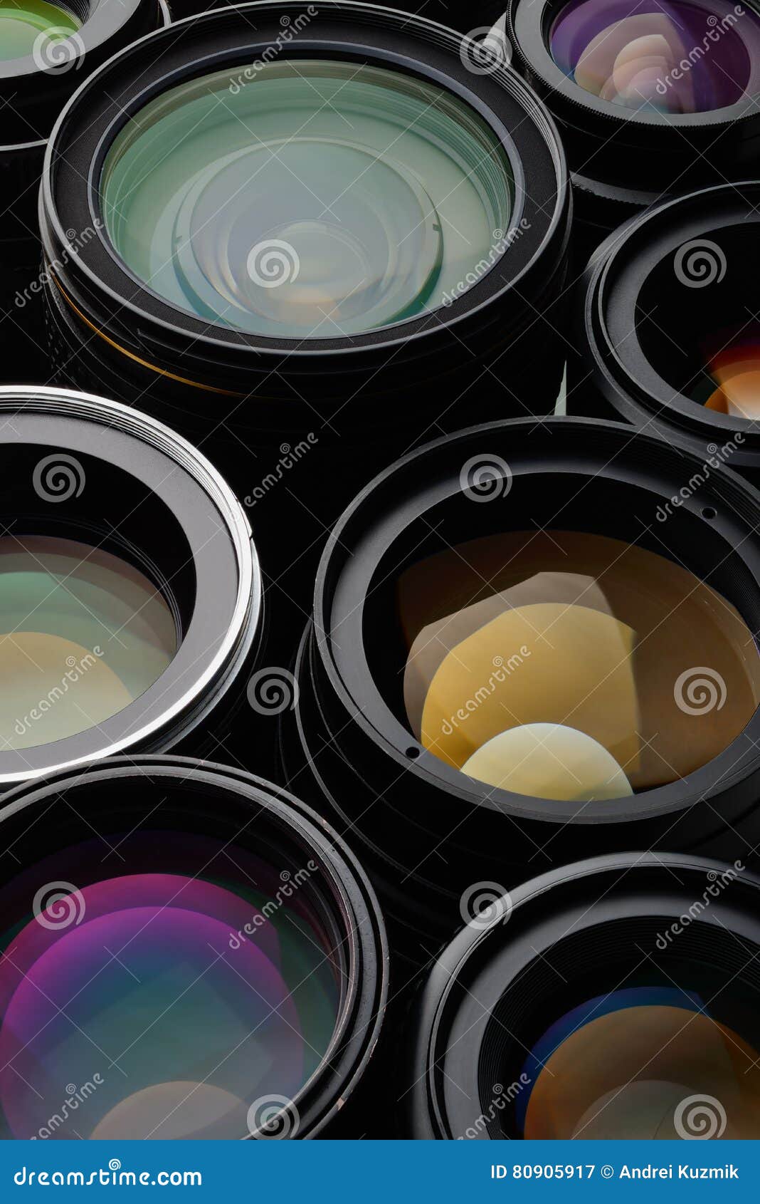 Camera lens set stock image. Image of camera, photographic - 80905917