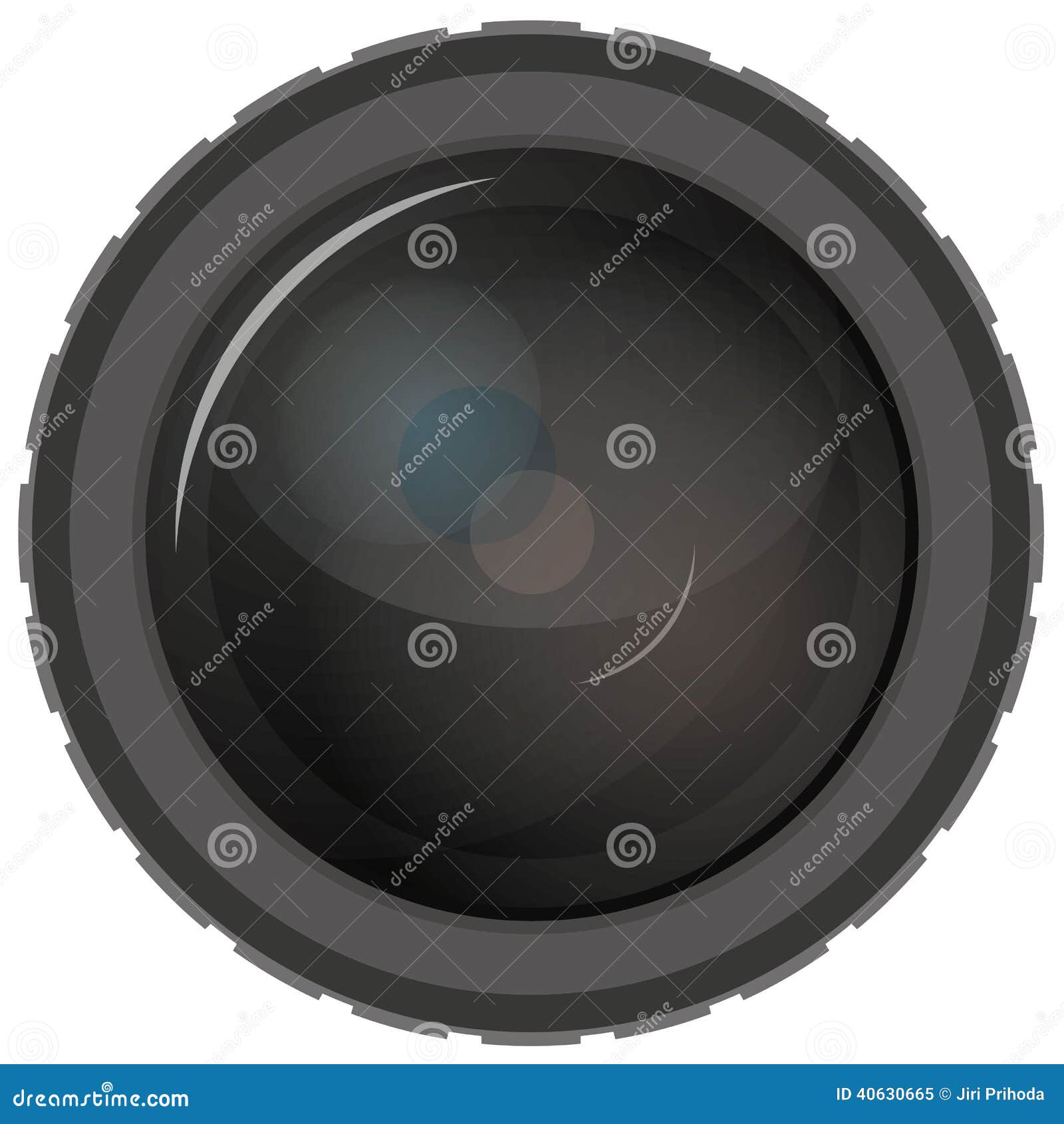 Camera lens stock vector. Illustration of objective, camera - 40630665