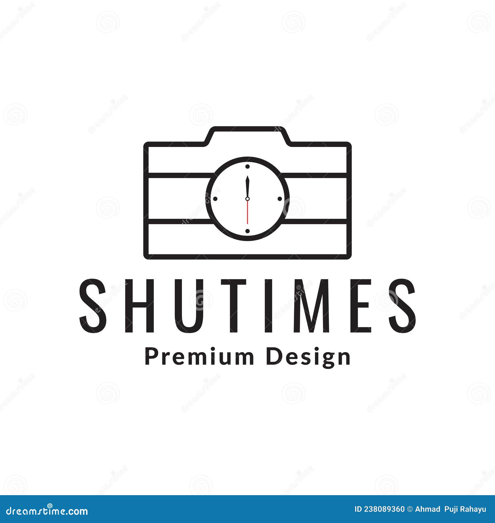 Camera with Lens Time Logo Design Vector Graphic Symbol Icon ...