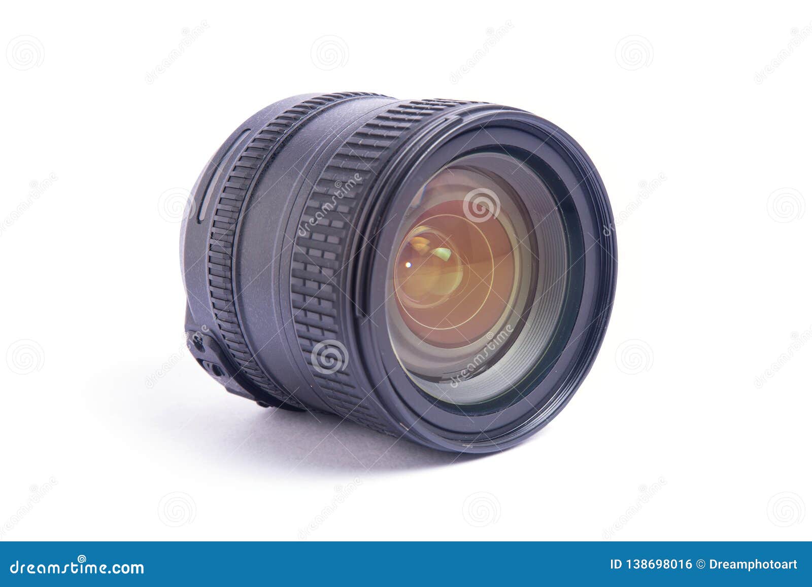 Camera Lens on White stock photo. Image of square, technology - 138698016