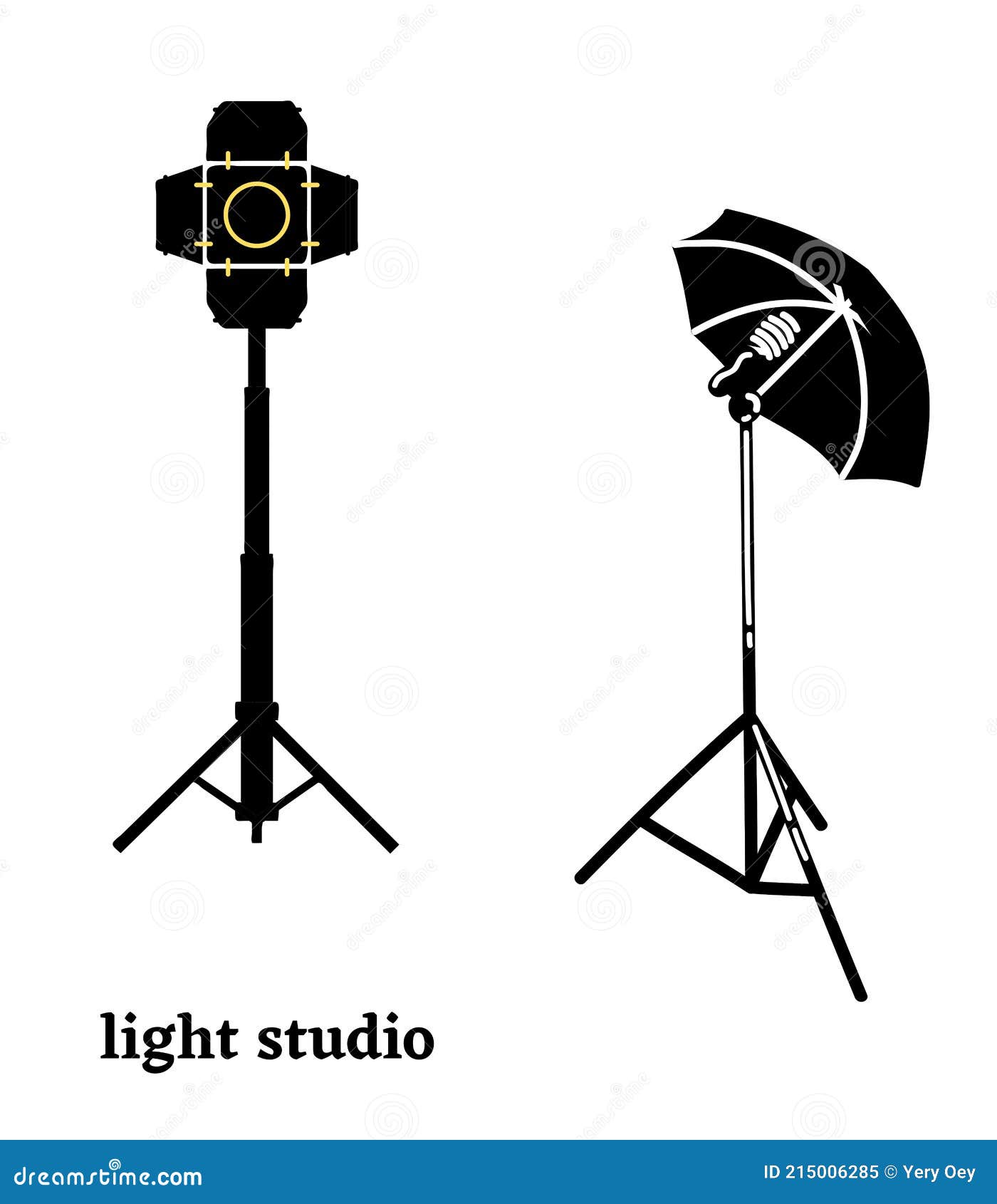 Camera light logo stock illustration. Illustration of circle - 215006285