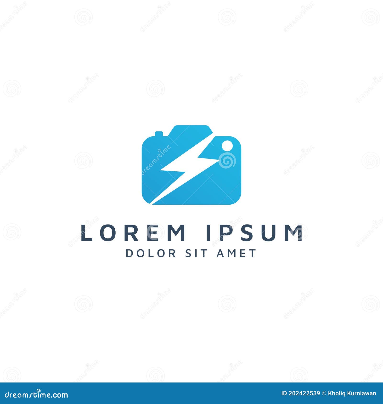 Lightning Camera Equipment Icon Illsutration Or Logo Vector ...